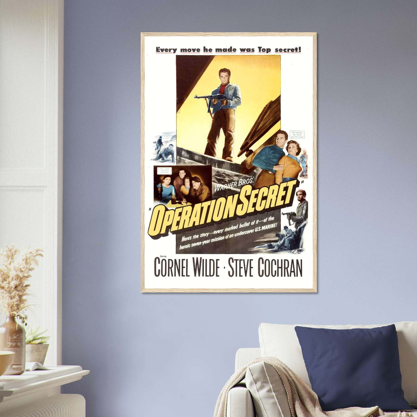 Operation Secret (1952) Movie Poster Print - Citiesbox