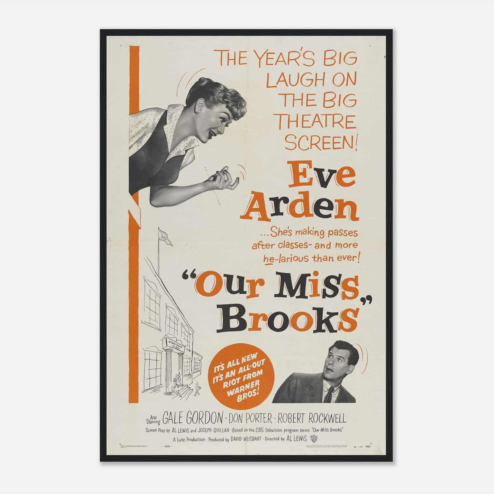 Our Miss Brooks (1956) Movie Poster Print - Citiesbox