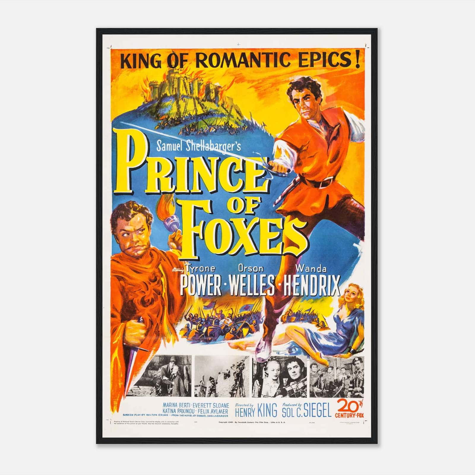Prince of Foxes (1949) Movie Poster Print - Citiesbox