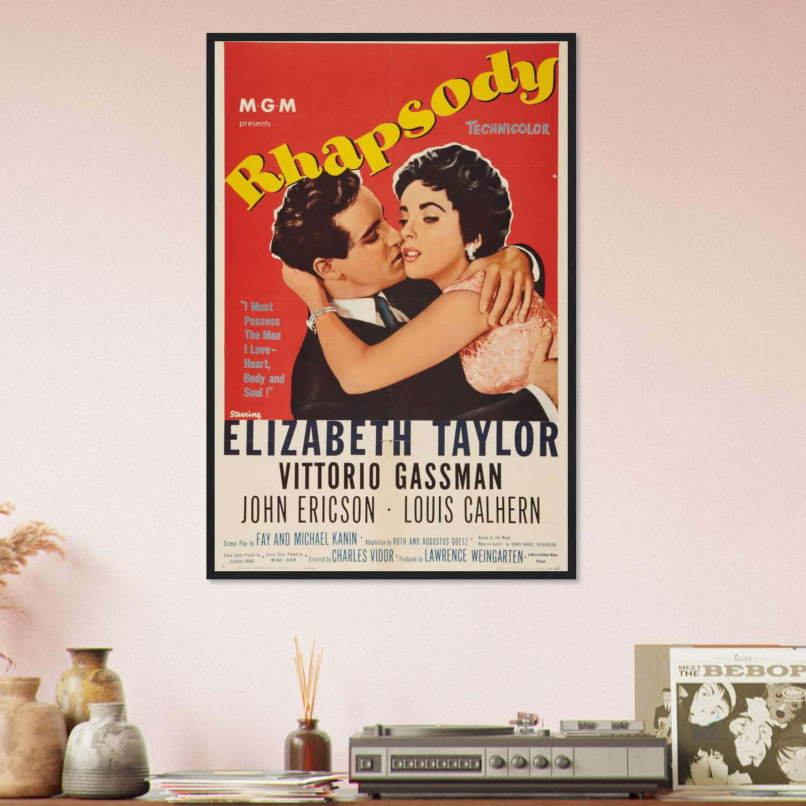 Rhapsody (1954) Movie Poster Print - Citiesbox
