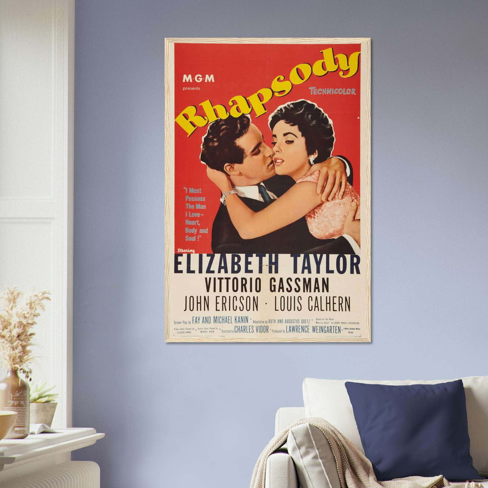 Rhapsody (1954) Movie Poster Print - Citiesbox
