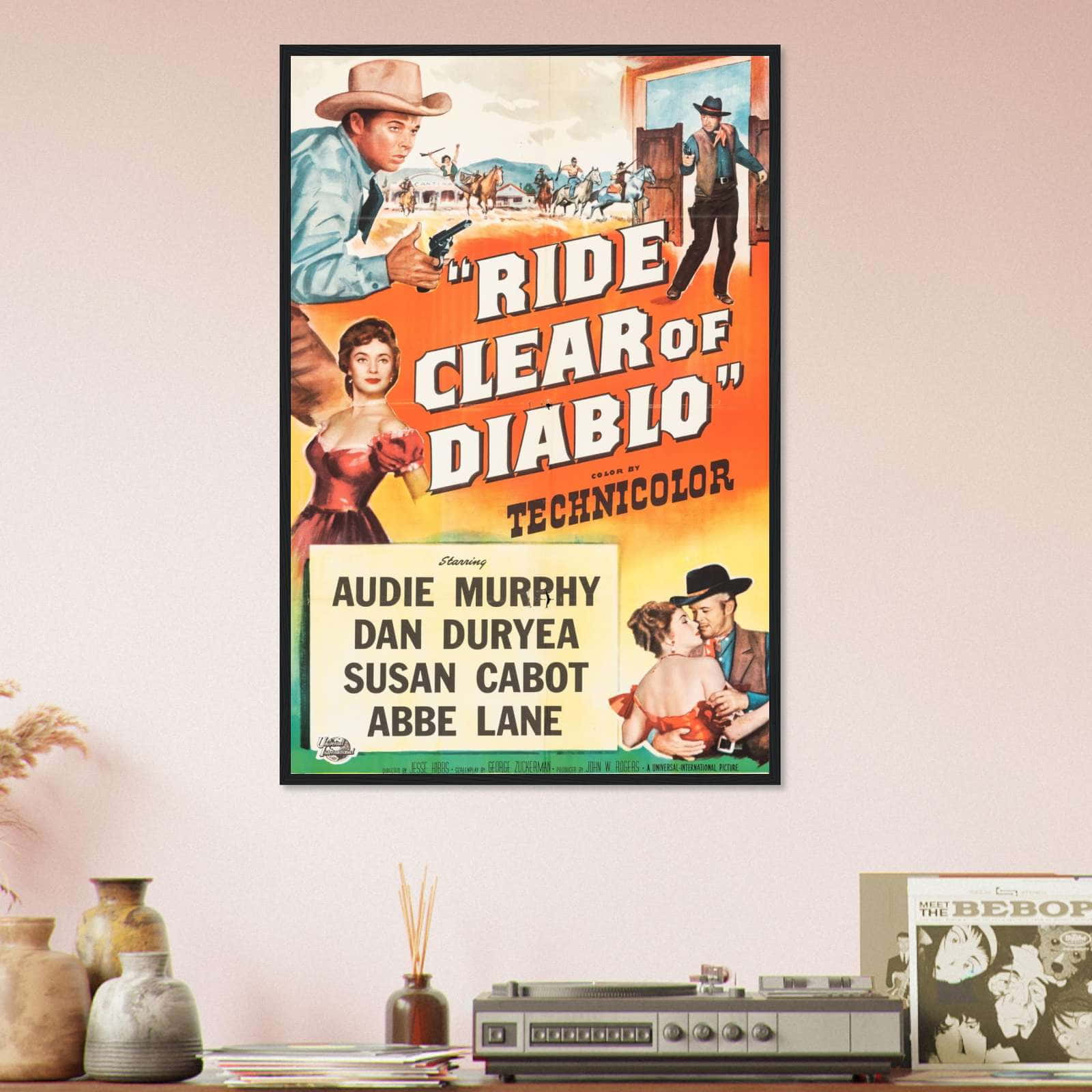 Ride Clear of Diablo (1954) Movie Poster Print - Citiesbox