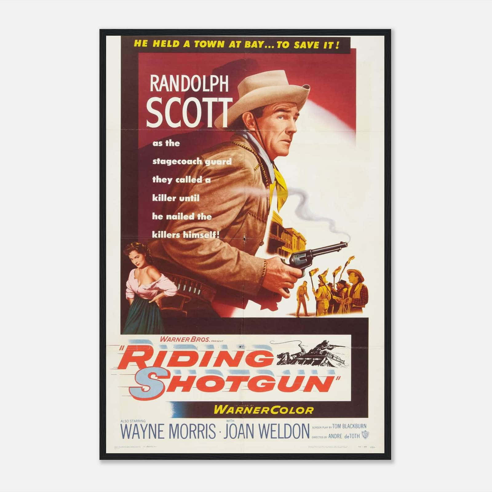 Riding Shotgun (1954) Movie Poster Print - Citiesbox