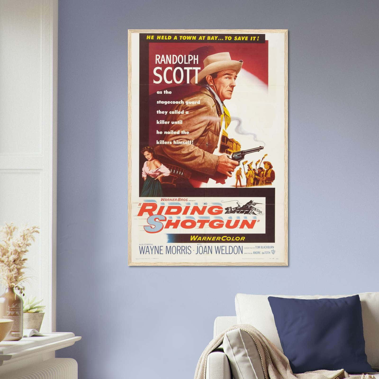 Riding Shotgun (1954) Movie Poster Print - Citiesbox