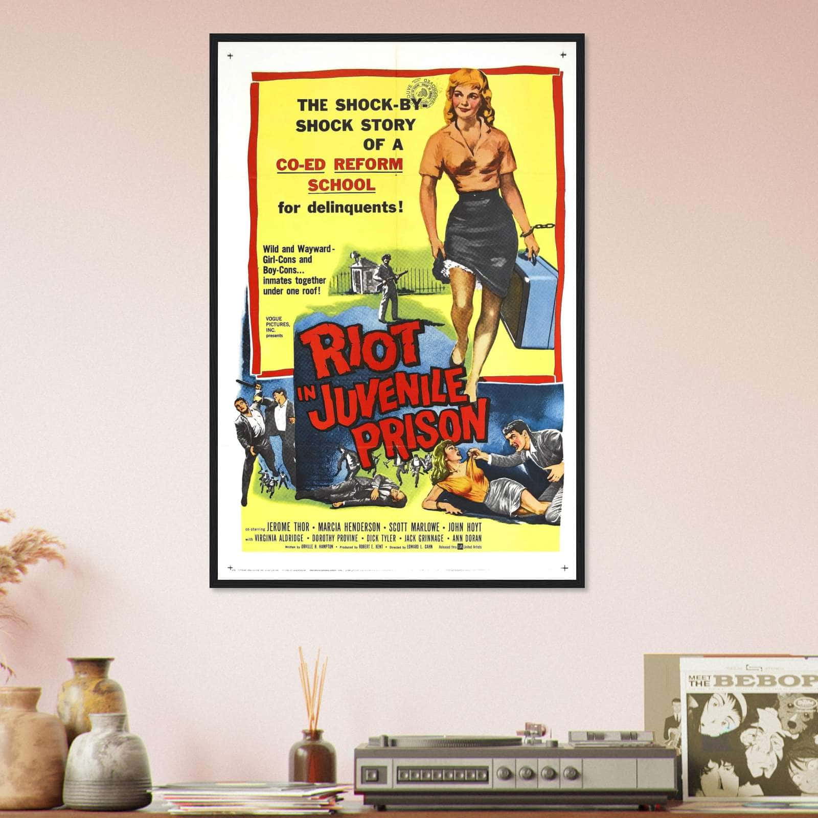 Riot in Juvenile Prison (1959) Movie Poster Print - Citiesbox