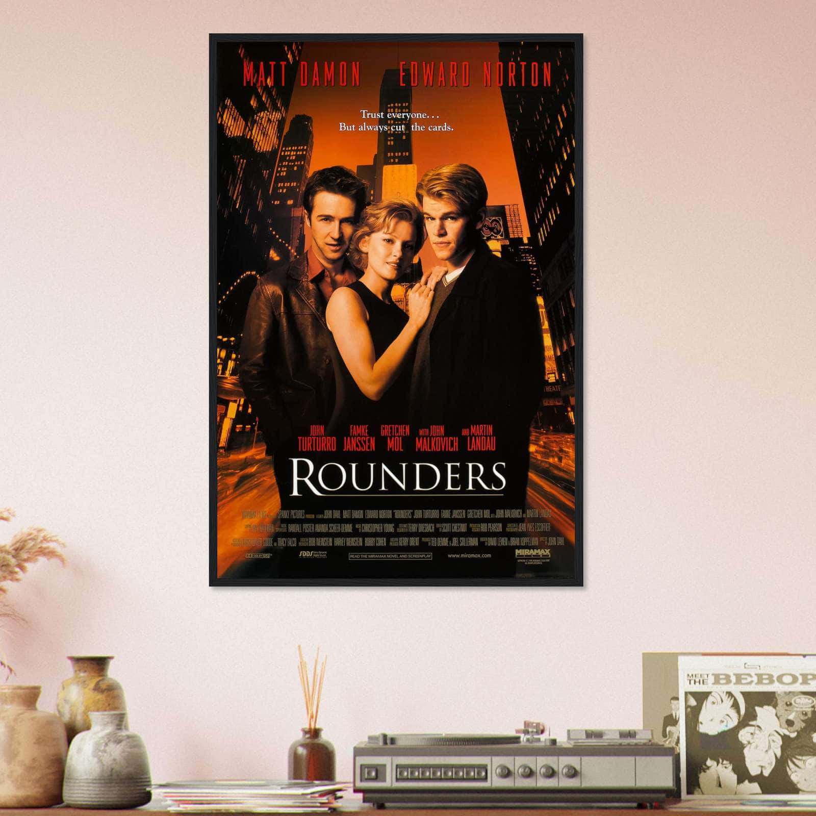 Rounders (1998) Movie Poster Print - Citiesbox