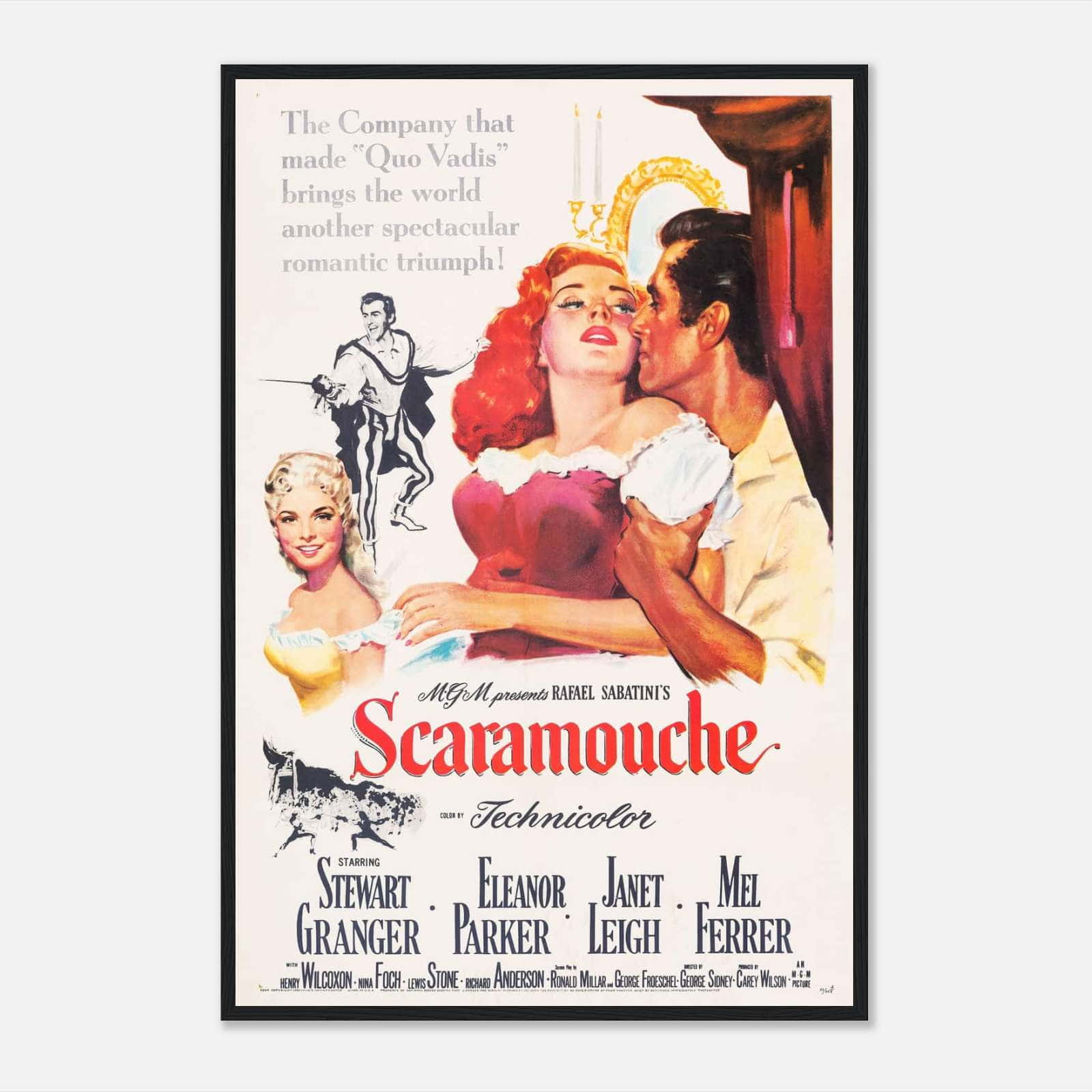 Scaramouche (1952) Movie Poster Print - Citiesbox