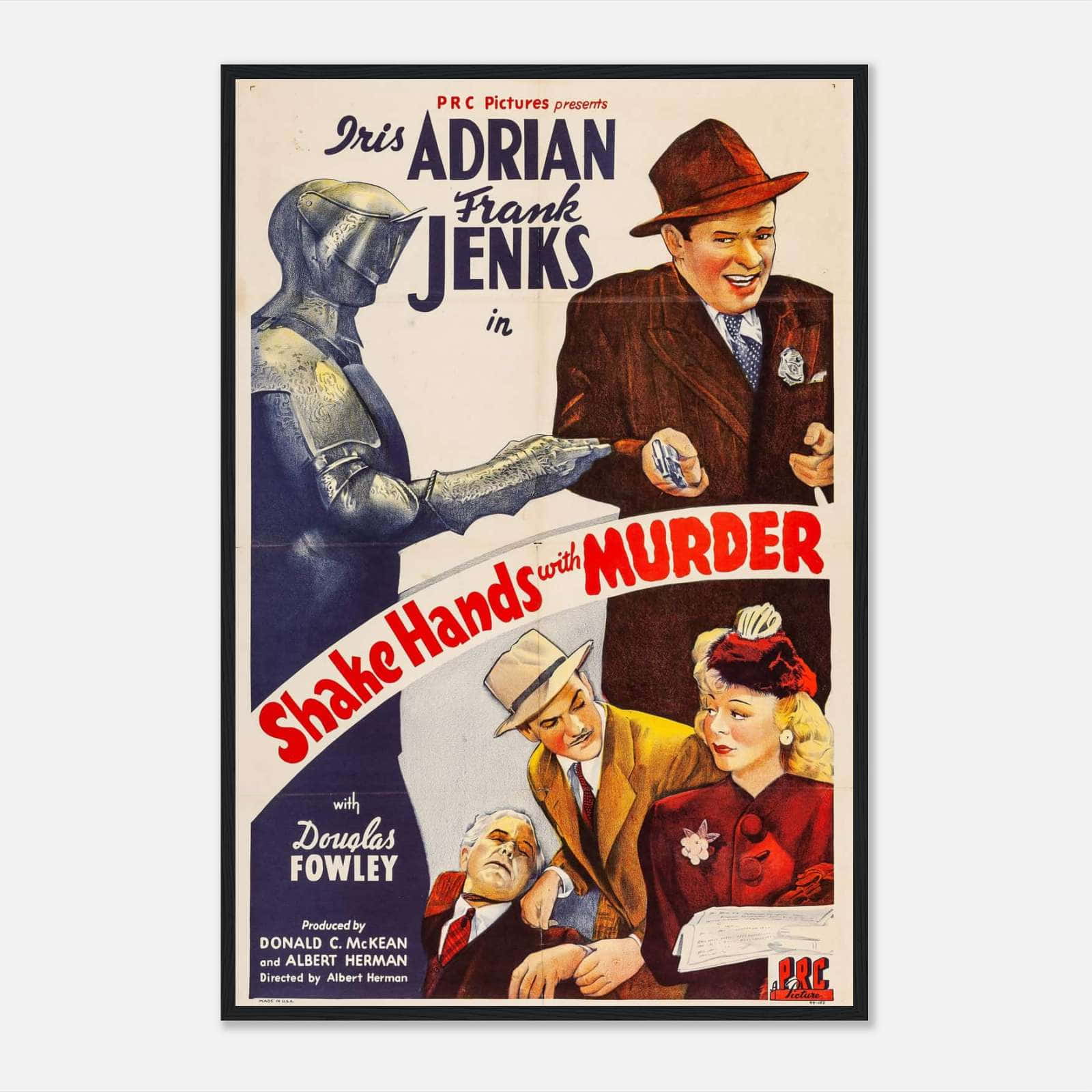 Shake Hands with Murder (1944) Movie Poster Print - Citiesbox