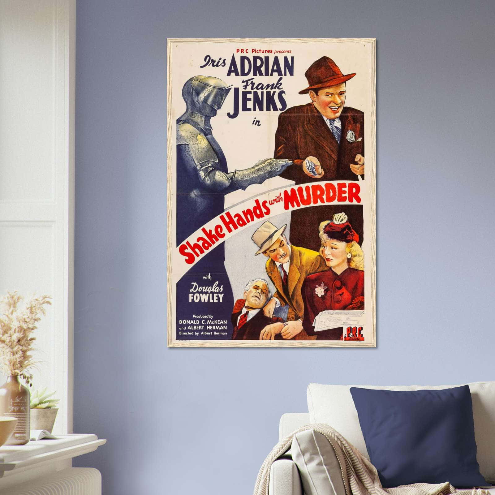 Shake Hands with Murder (1944) Movie Poster Print - Citiesbox