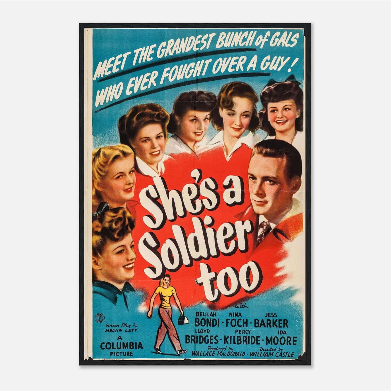 She's a Soldier Too (1944) Movie Poster Print - Citiesbox