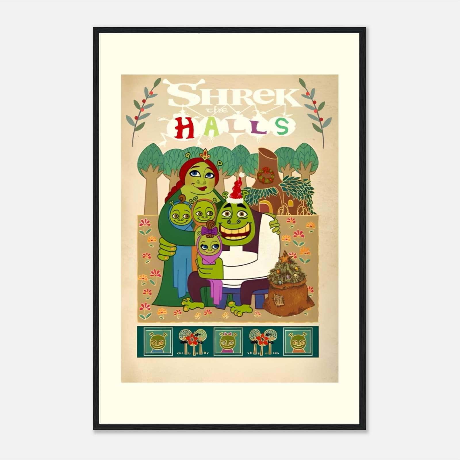 Shrek the Halls (2007) Movie Poster Print - Citiesbox