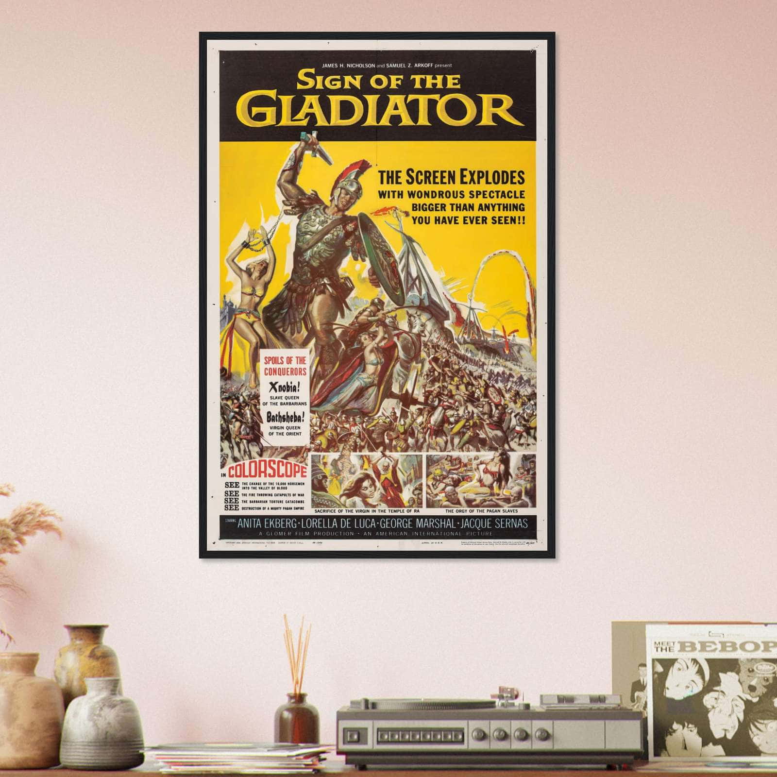 Sign of the Gladiator (1959) Movie Poster Print - Citiesbox