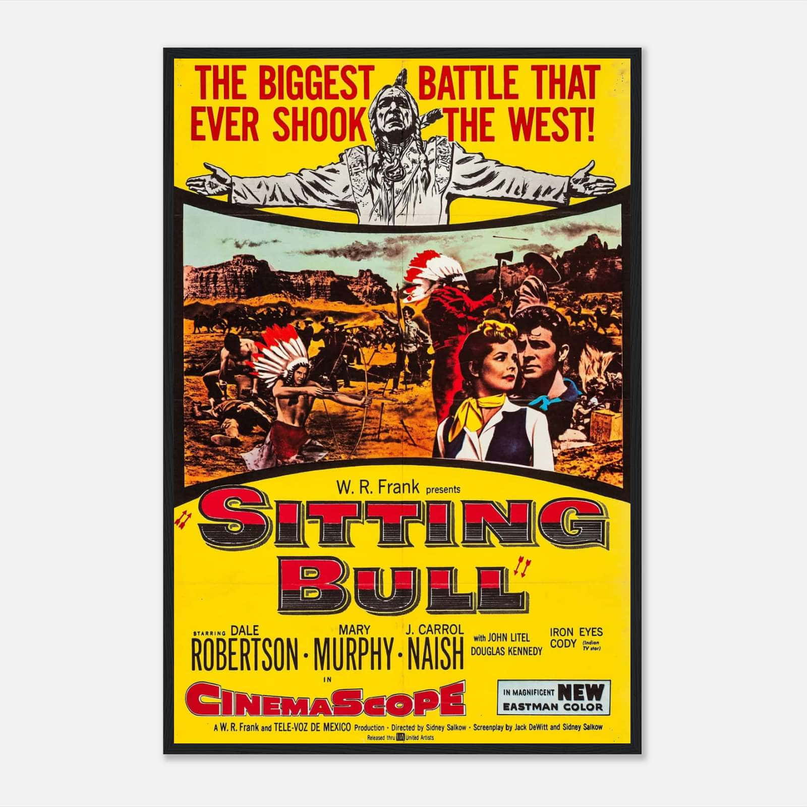 Sitting Bull (1954) Movie Poster Print - Citiesbox