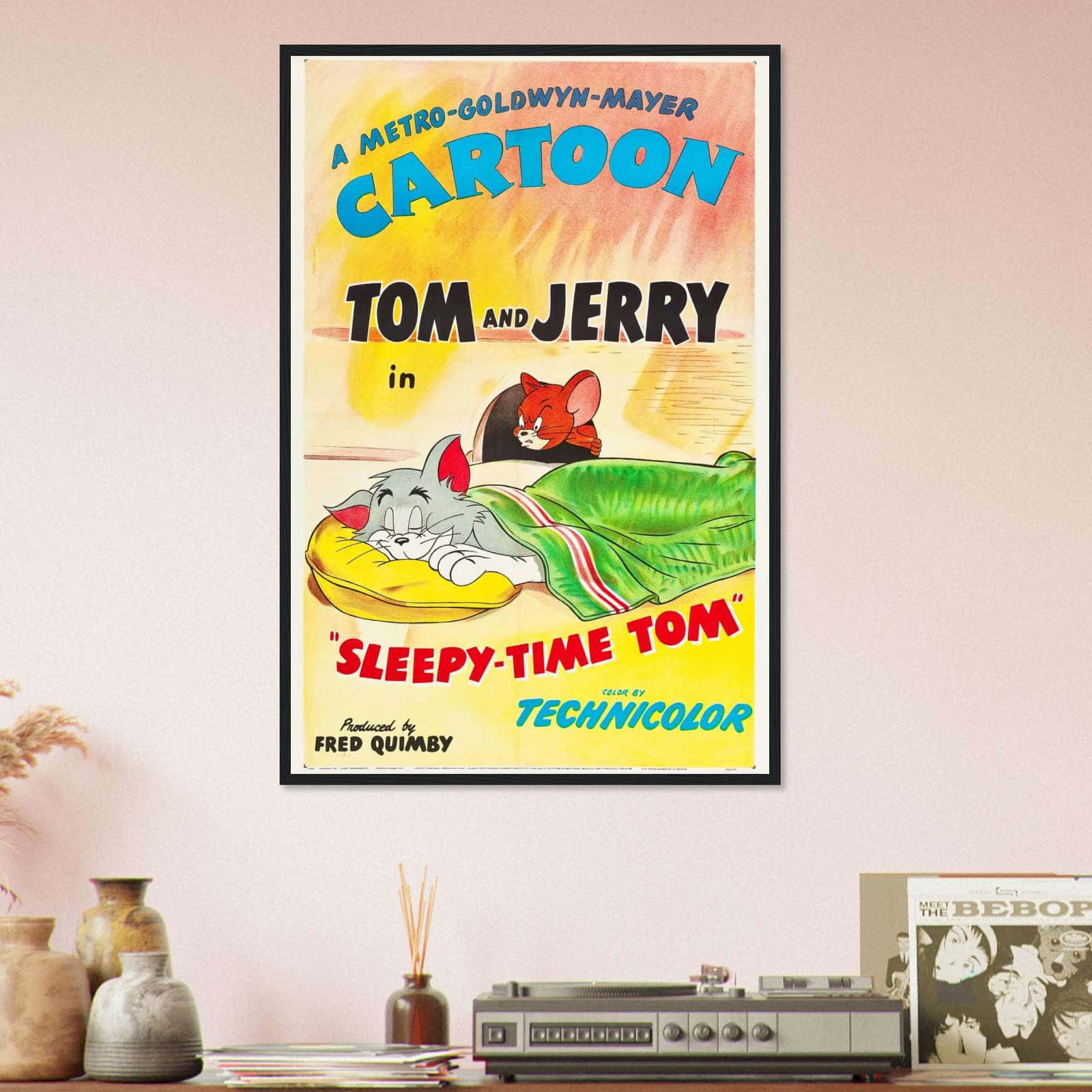 Sleepy-Time Tom (1951) Movie Poster Print - Citiesbox