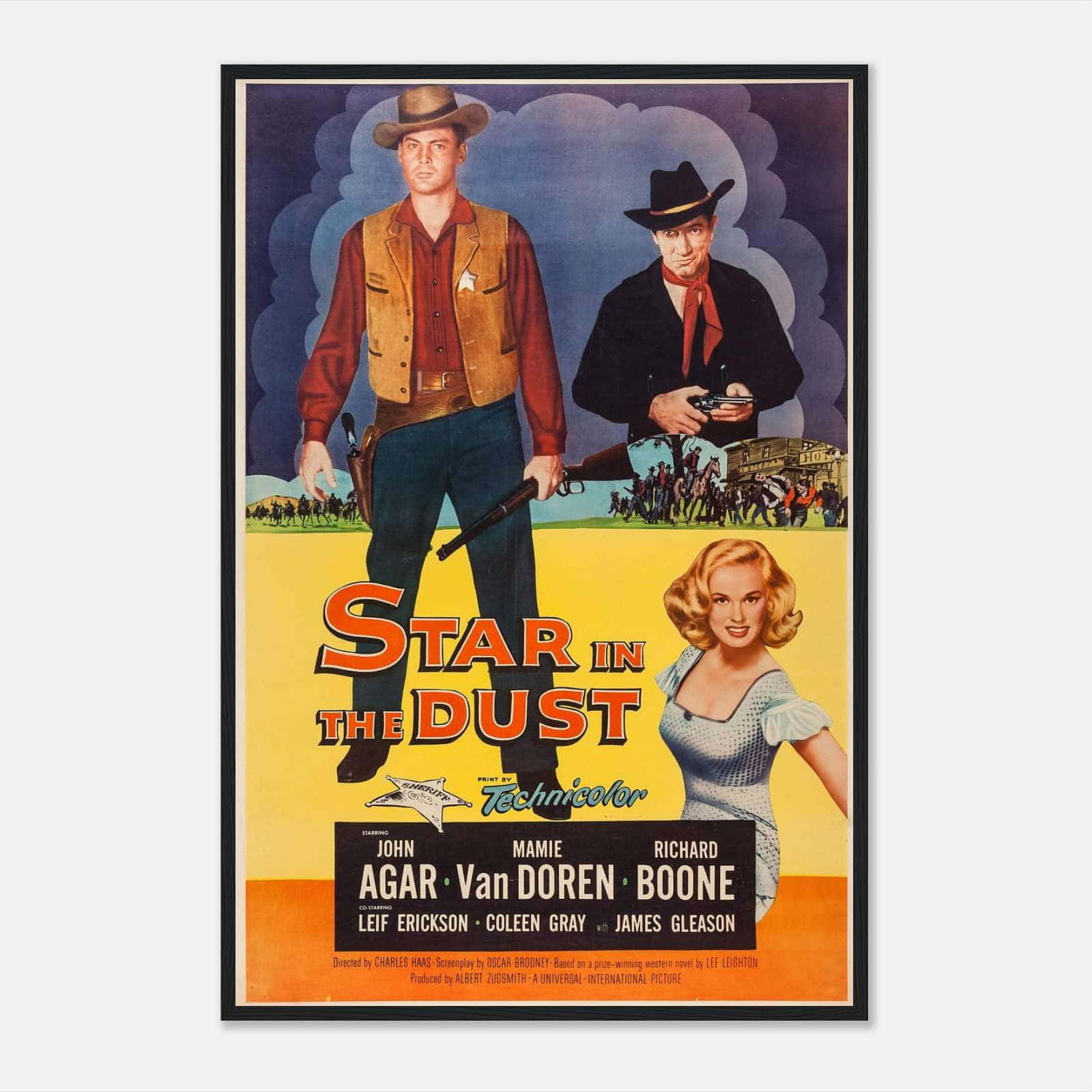 Star in the Dust (1956) Movie Poster Print - Citiesbox
