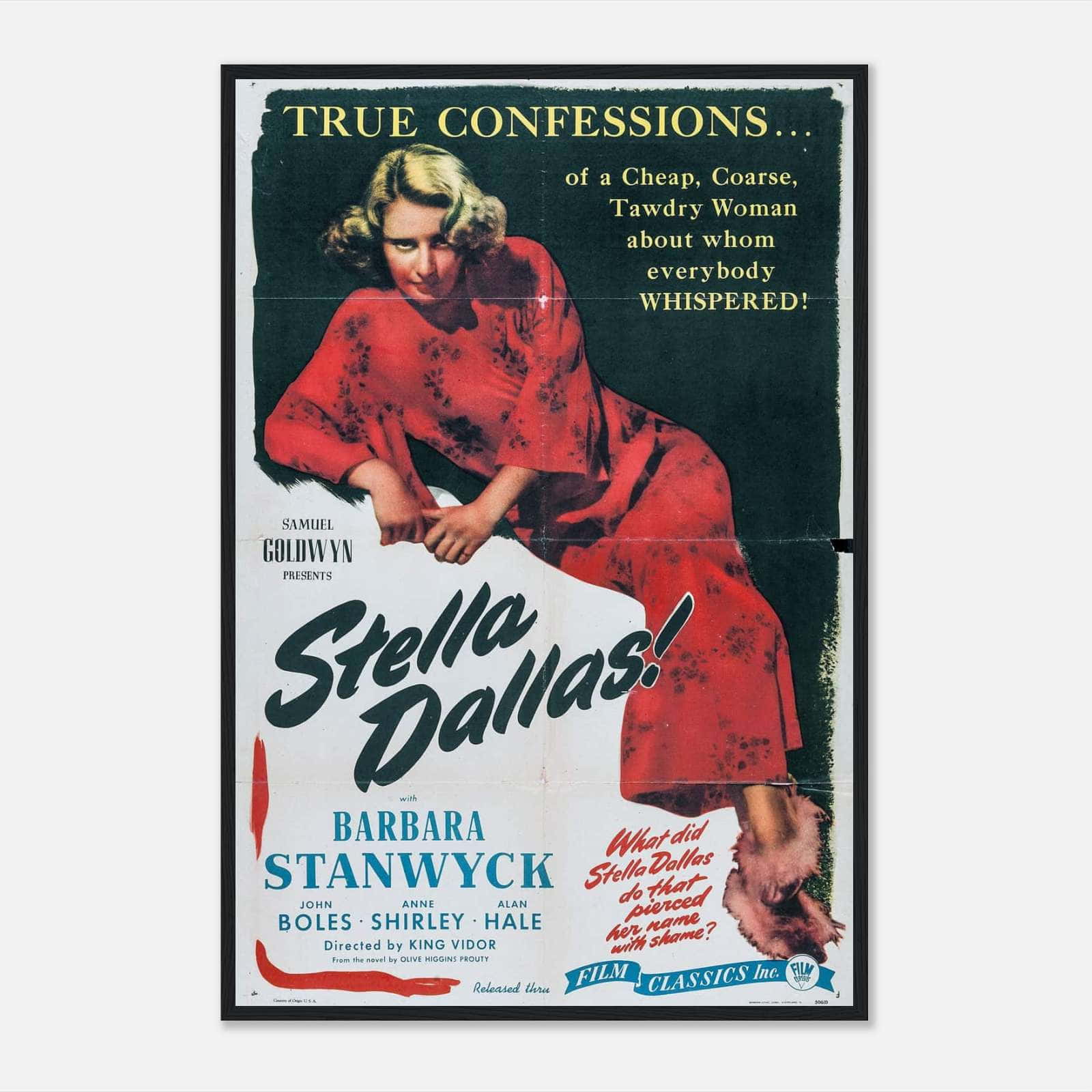 Stella Dallas (1937) Movie Poster Print - Citiesbox
