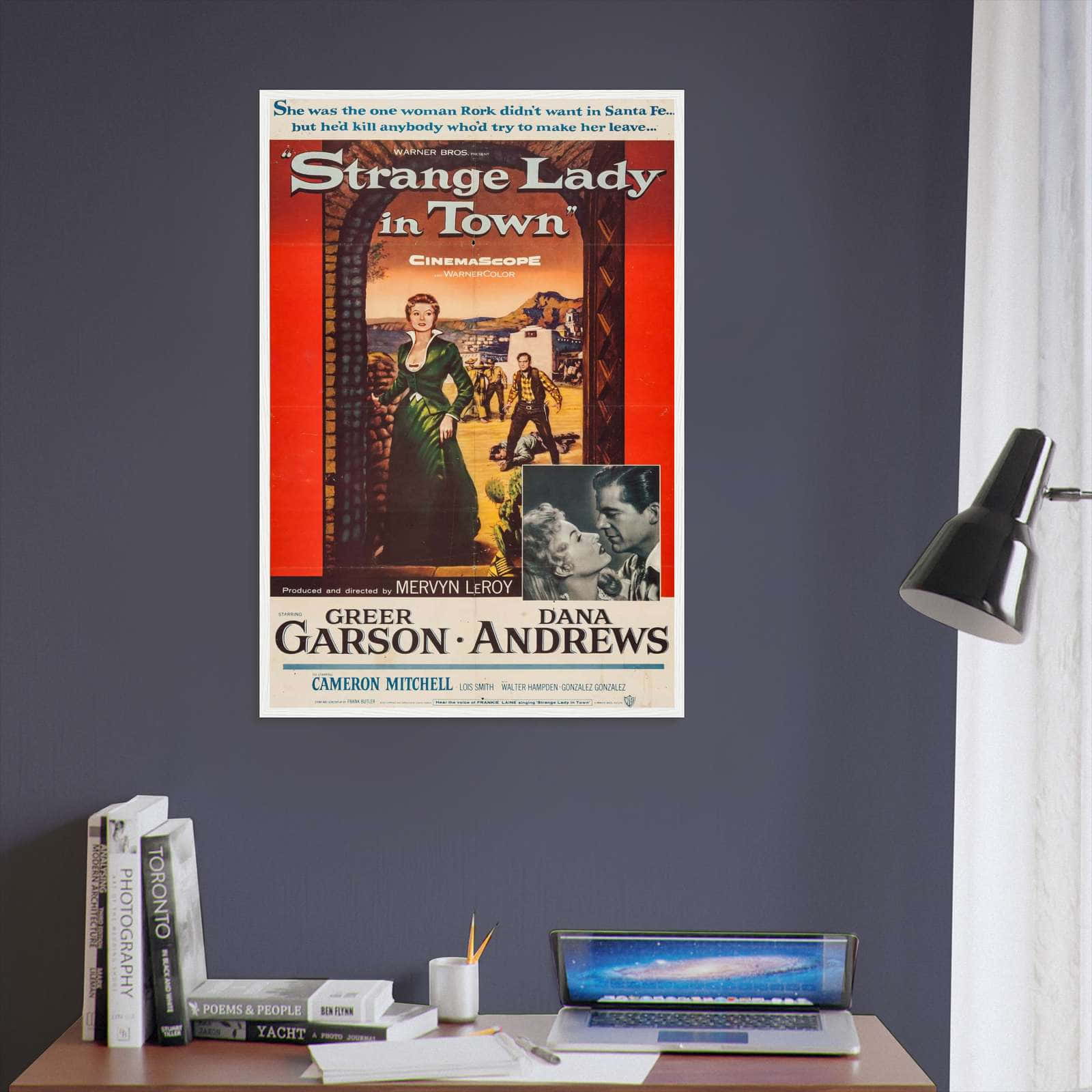 Strange Lady in Town (1955) Movie Poster Print - Citiesbox