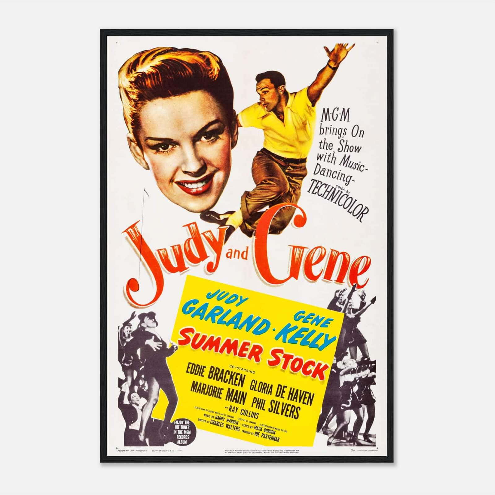 Summer Stock (1950) Movie Poster Print - Citiesbox