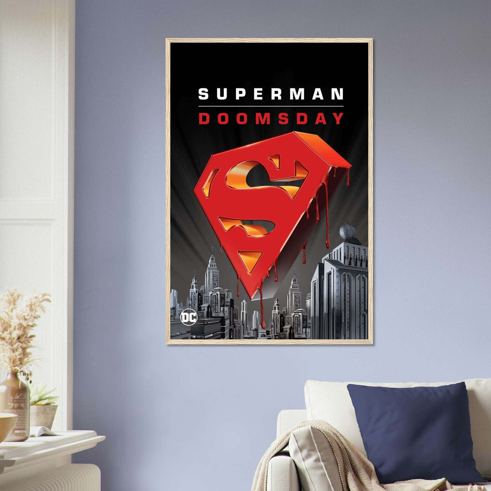 Superman: Doomsday (2007) Movie Poster Print - Citiesbox