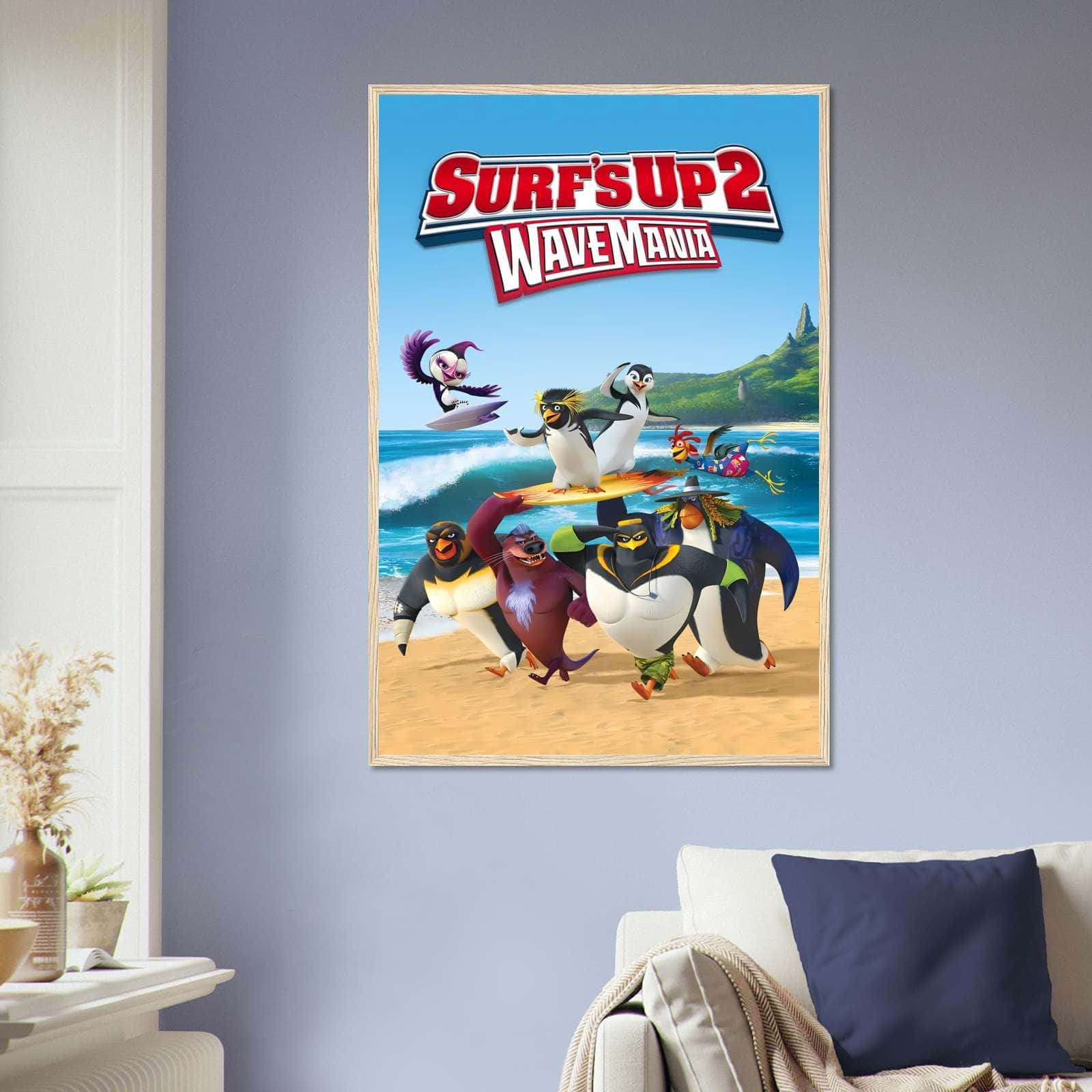 Surf's Up 2: WaveMania (2017) Movie Poster Print - Citiesbox