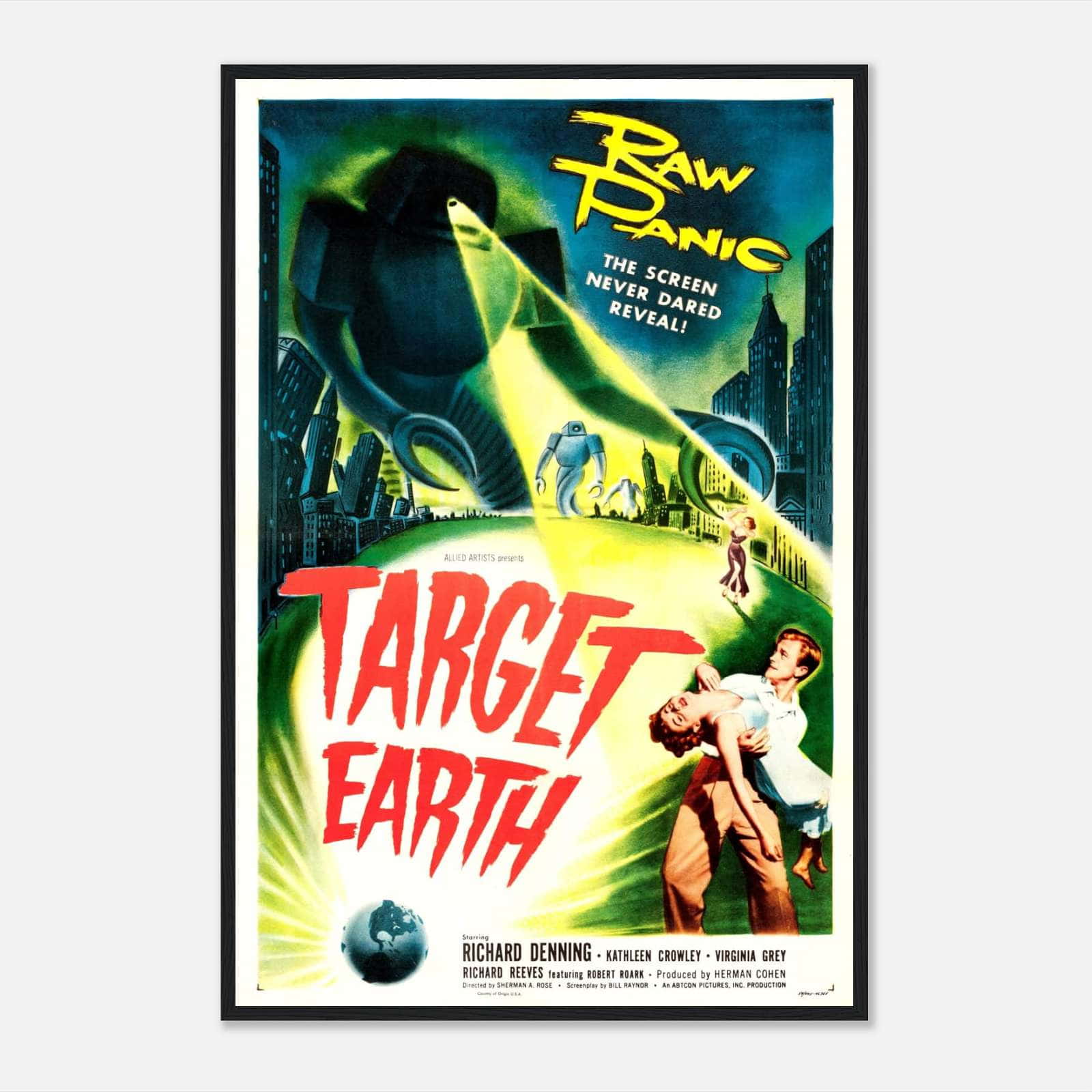 Target Earth (1954) Movie Poster Print - Citiesbox