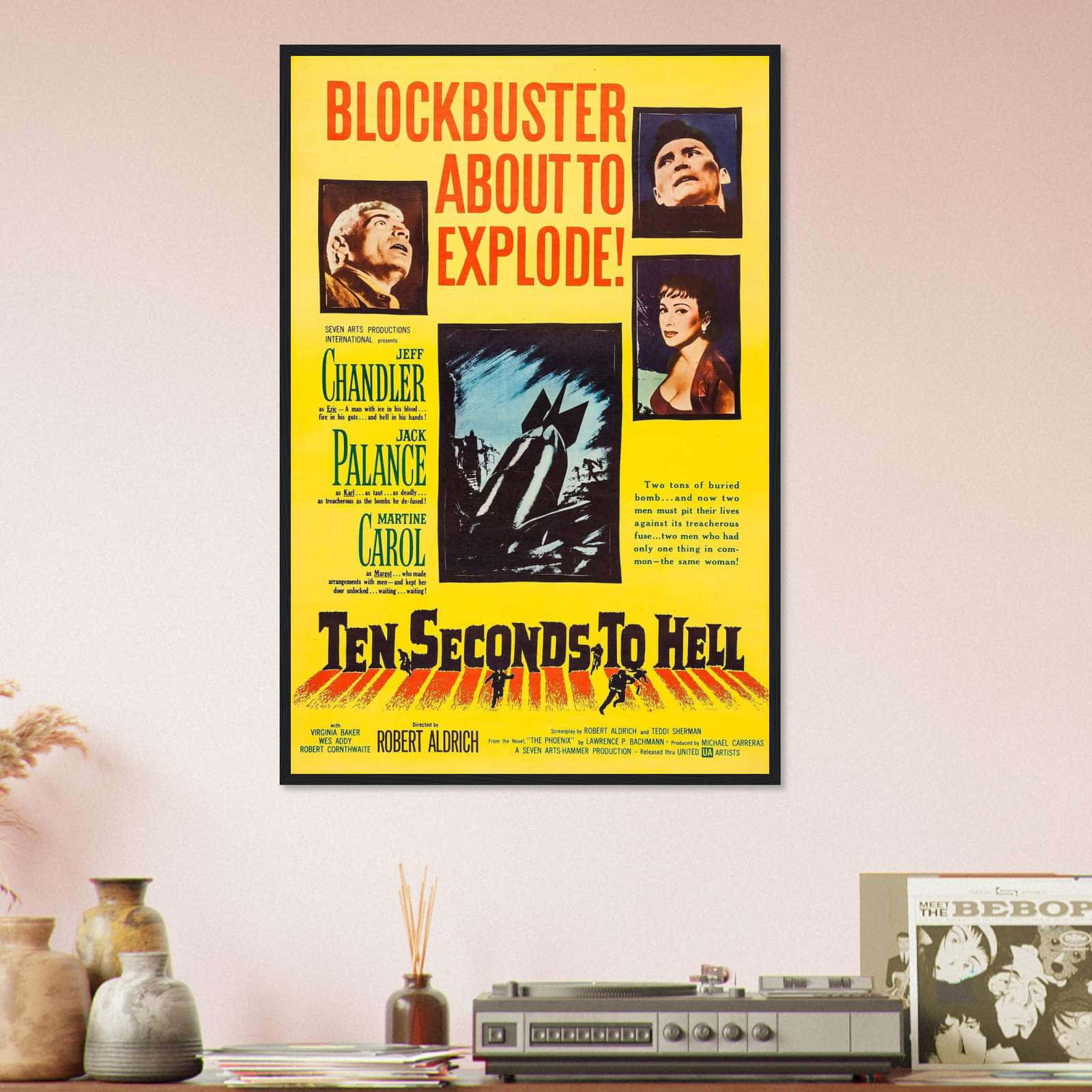 Ten Seconds to Hell (1959) Movie Poster Print - Citiesbox