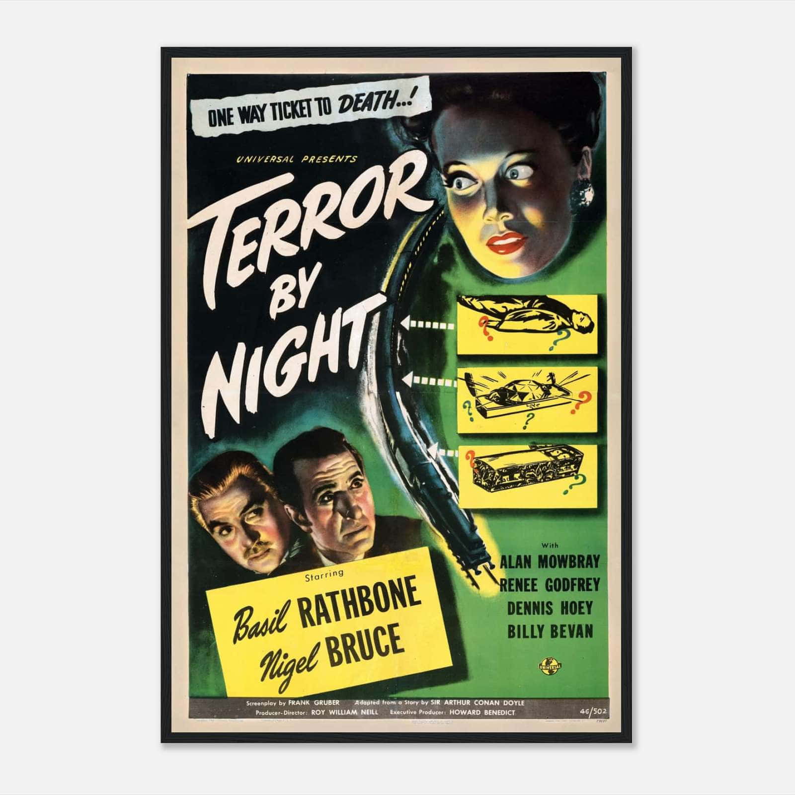 Terror by Night (1946) Movie Poster Print - Citiesbox