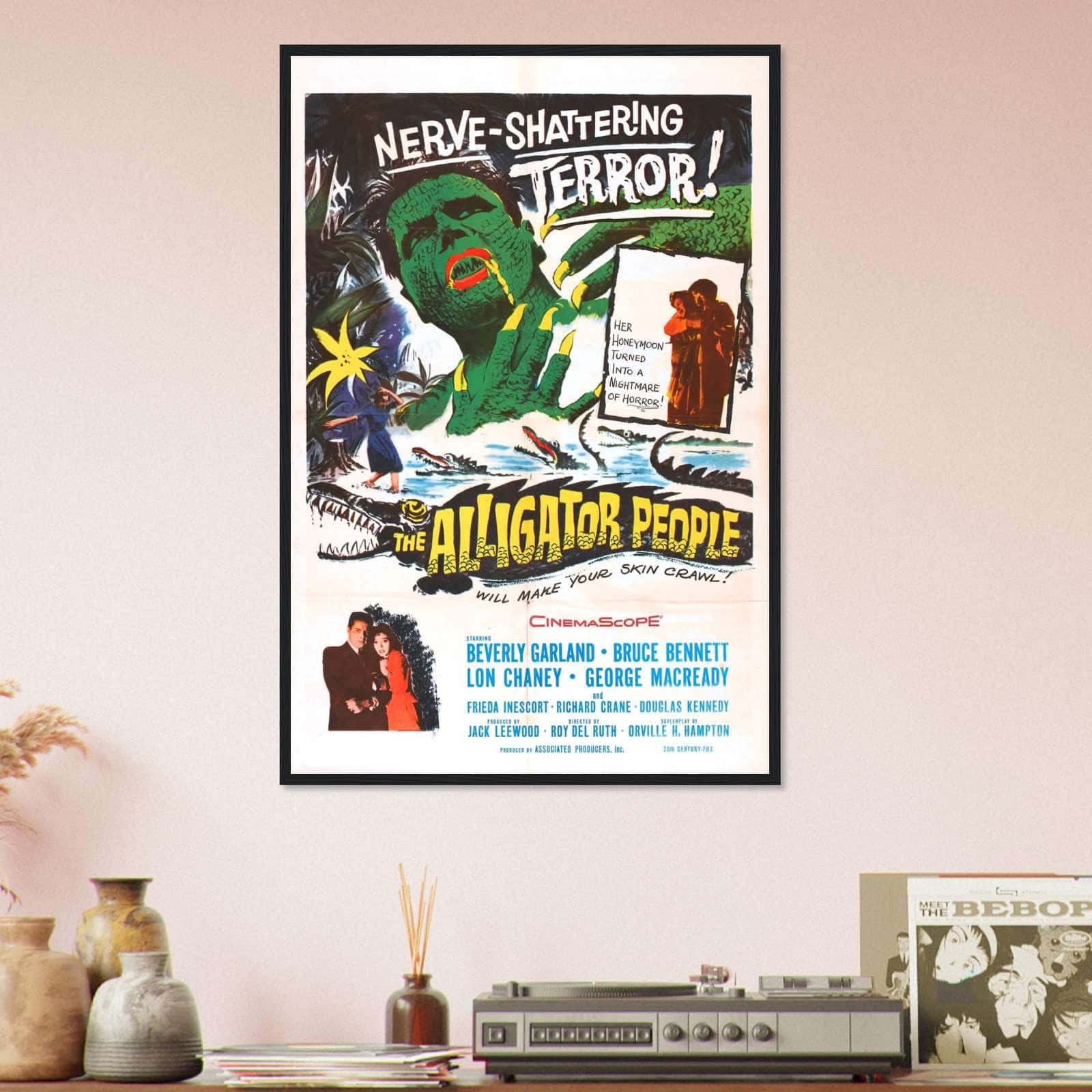 The Alligator People (1959) Movie Poster Print - Citiesbox