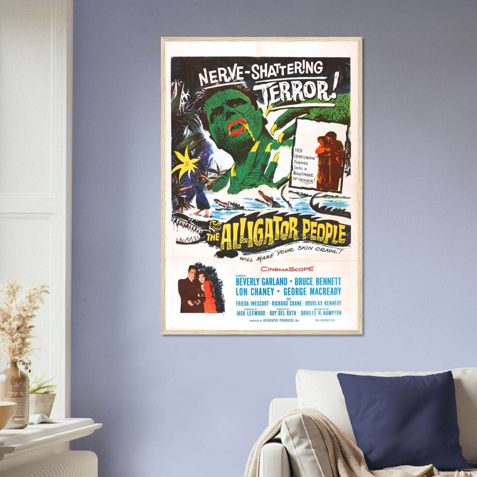 The Alligator People (1959) Movie Poster Print - Citiesbox