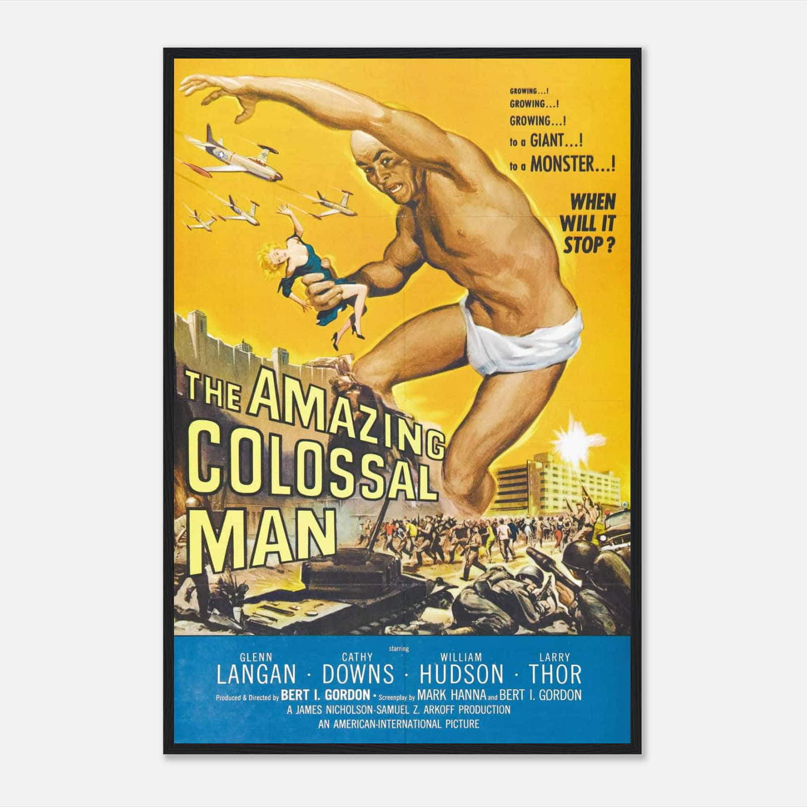 The Amazing Colossal Man (1957) Movie Poster Print - Citiesbox