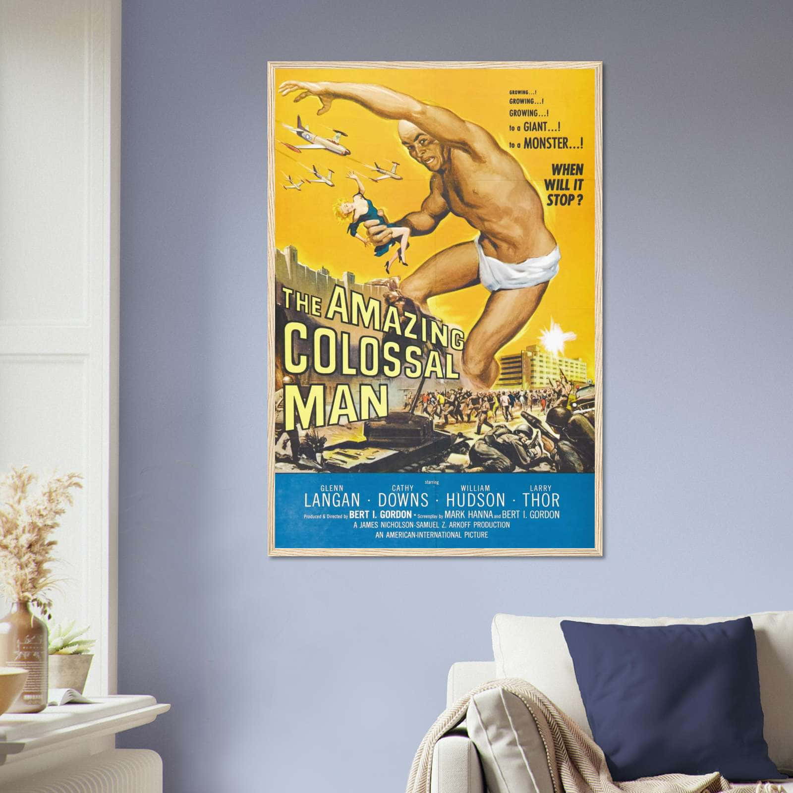 The Amazing Colossal Man (1957) Movie Poster Print - Citiesbox