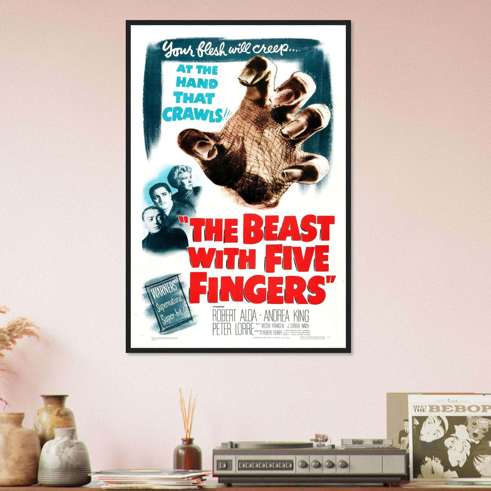 The Beast with Five Fingers (1947) Movie Poster Print - Citiesbox