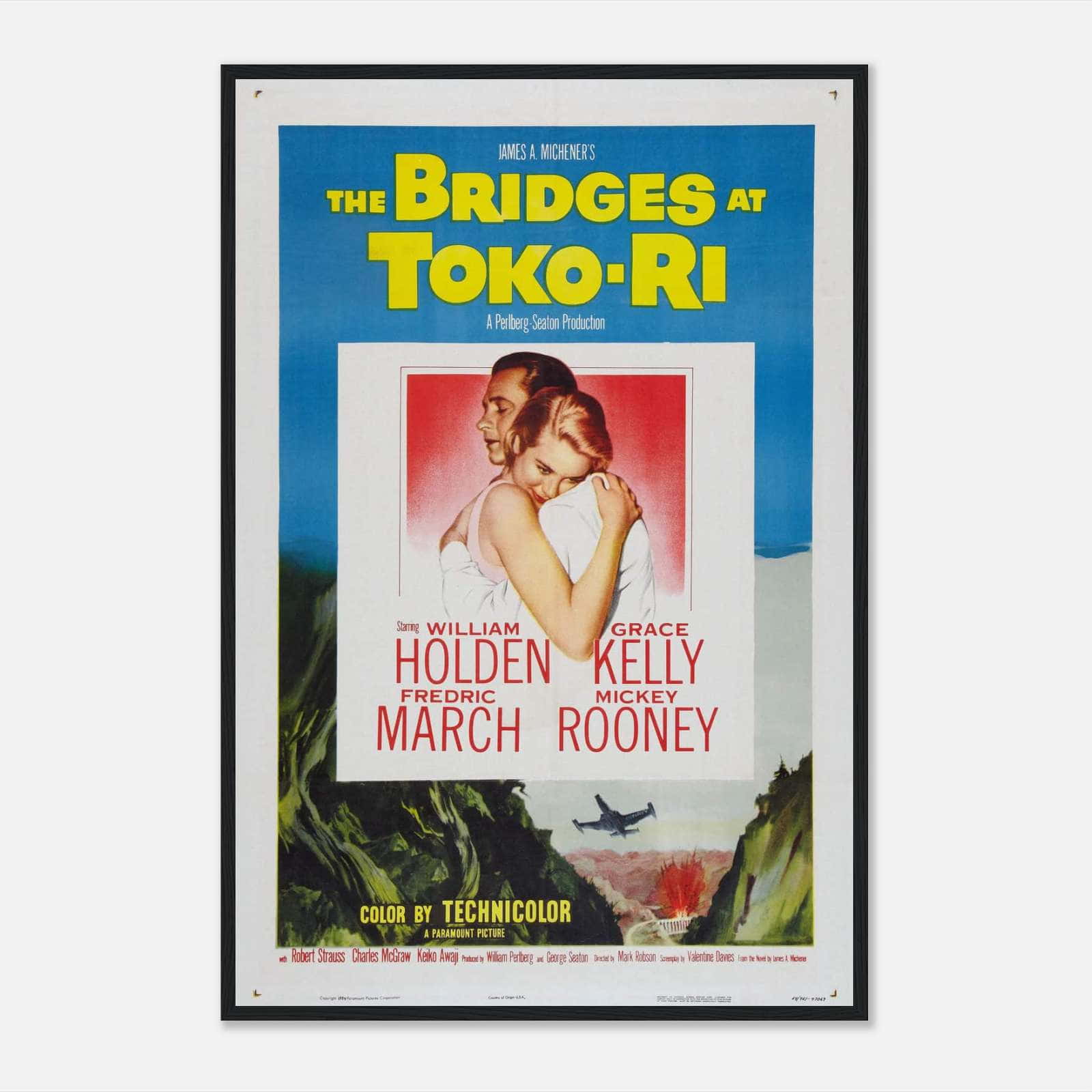 The Bridges at Toko-Ri (1954) Movie Poster Print - Citiesbox