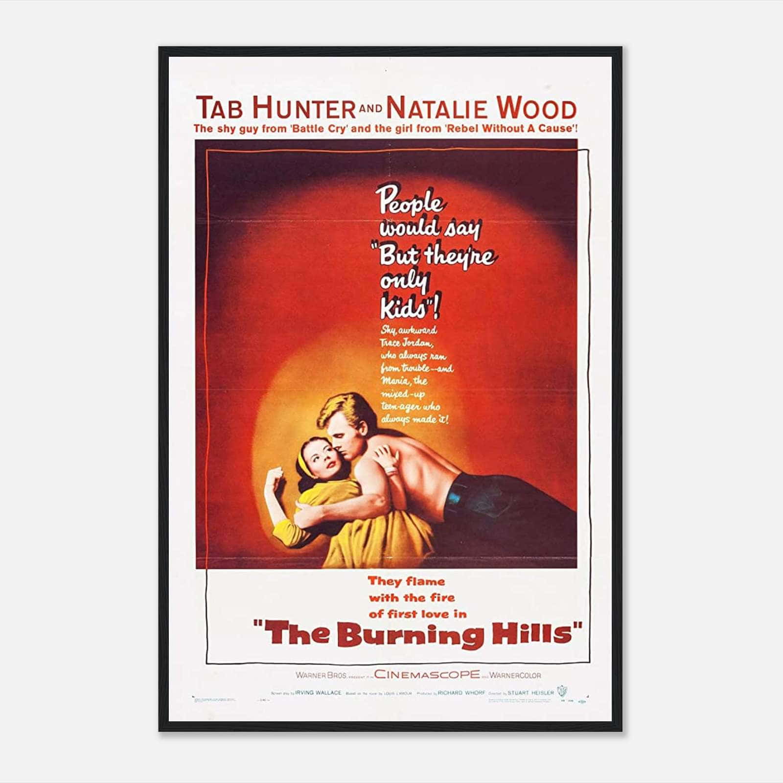 The Burning Hills (1956) Movie Poster Print - Citiesbox