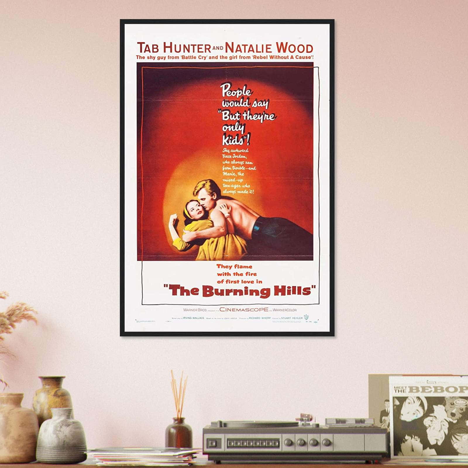 The Burning Hills (1956) Movie Poster Print - Citiesbox