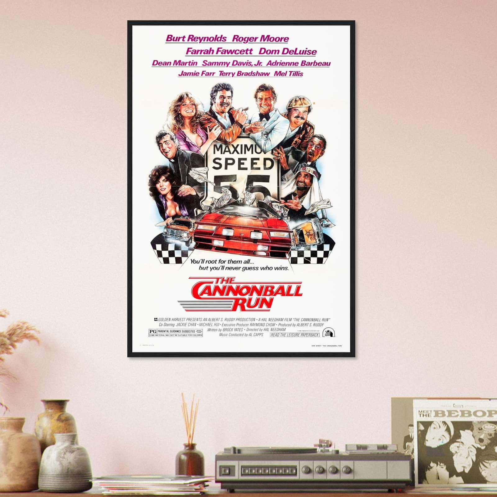 The Cannonball Run (1981) Movie Poster Print - Citiesbox