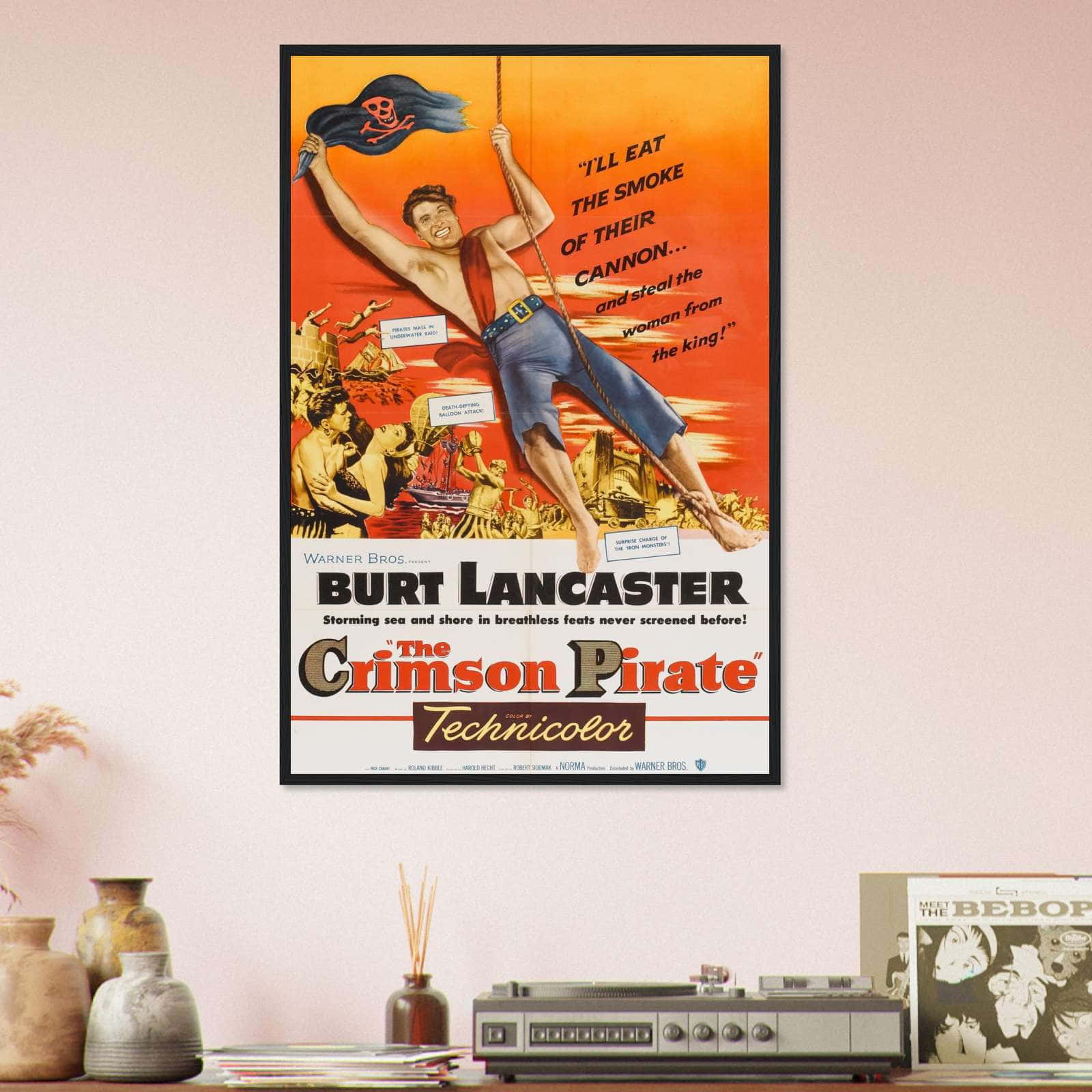 The Crimson Pirate (1952) Movie Poster Print - Citiesbox