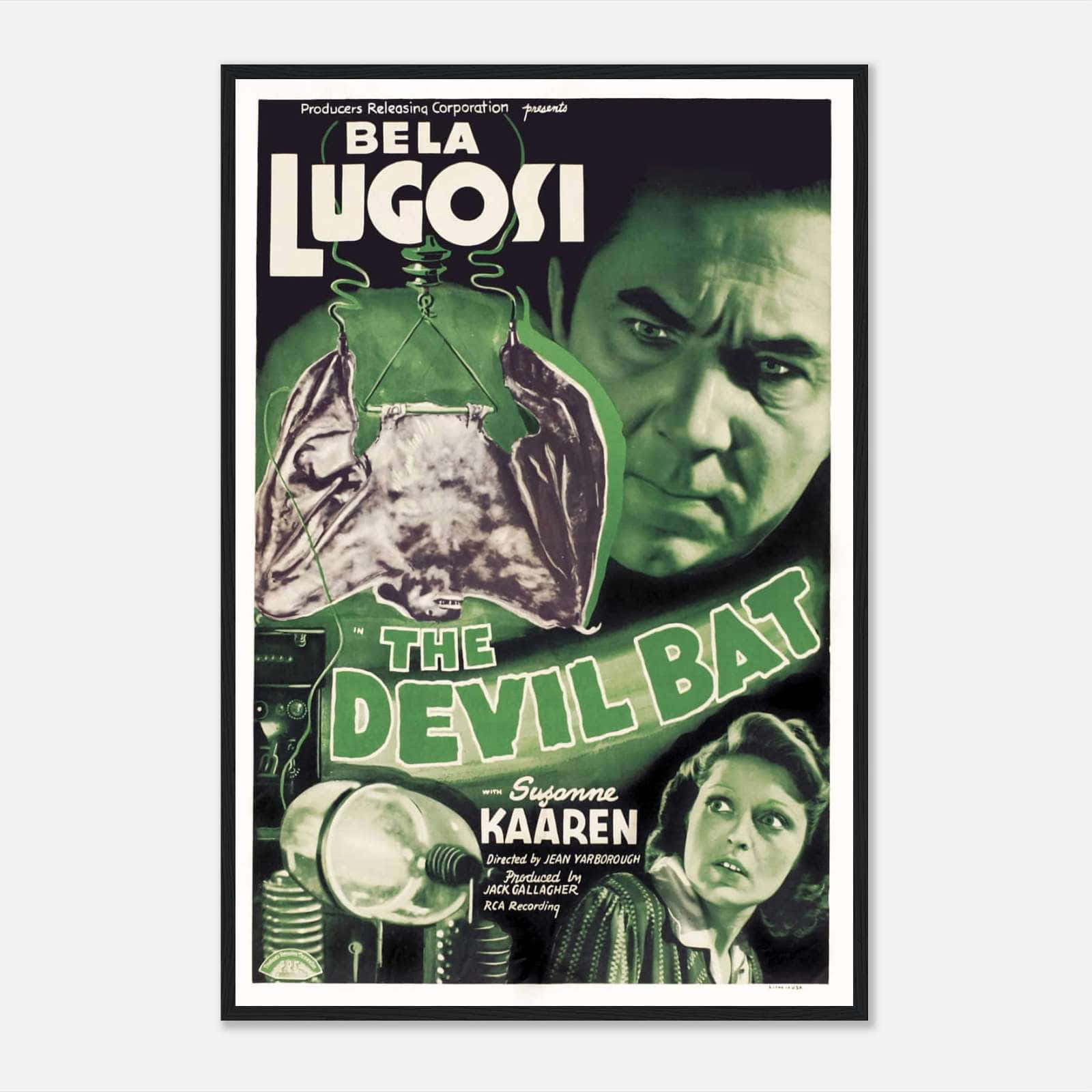 The Devil Bat (1940) Movie Poster Print - Citiesbox