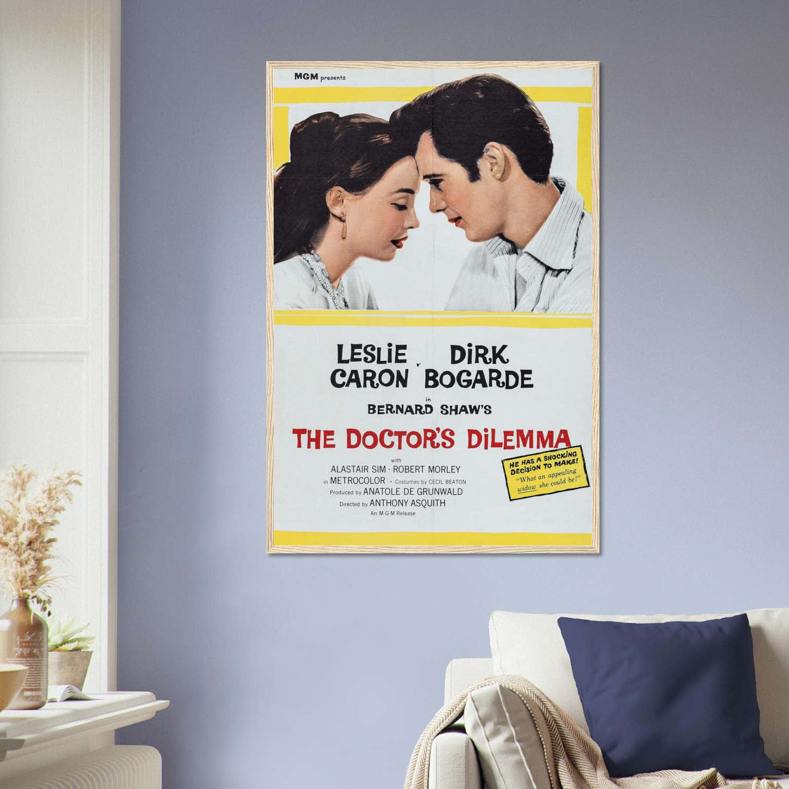 The Doctor's Dilemma (1959) Movie Poster Print - Citiesbox