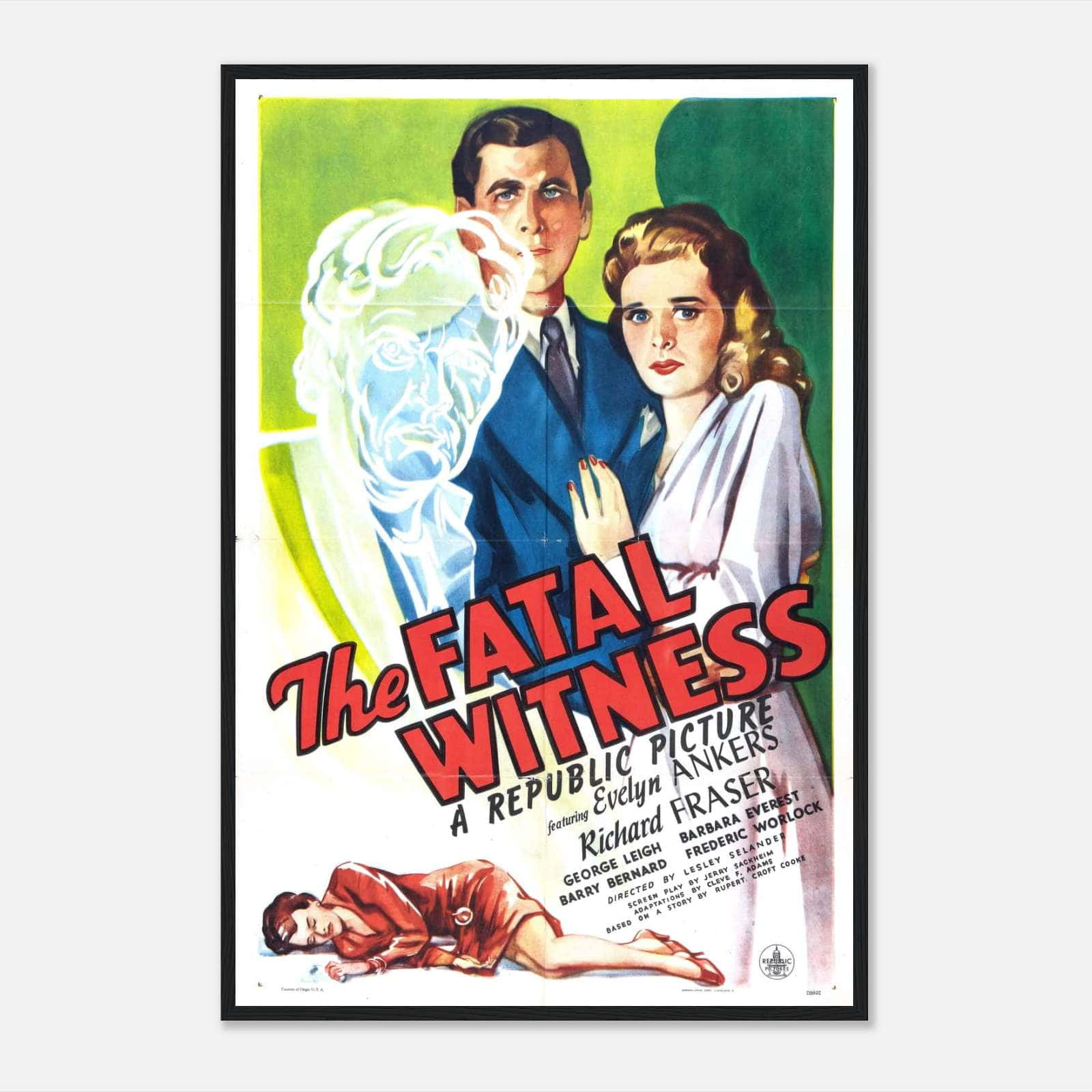 The Fatal Witness (1945) Movie Poster Print - Citiesbox
