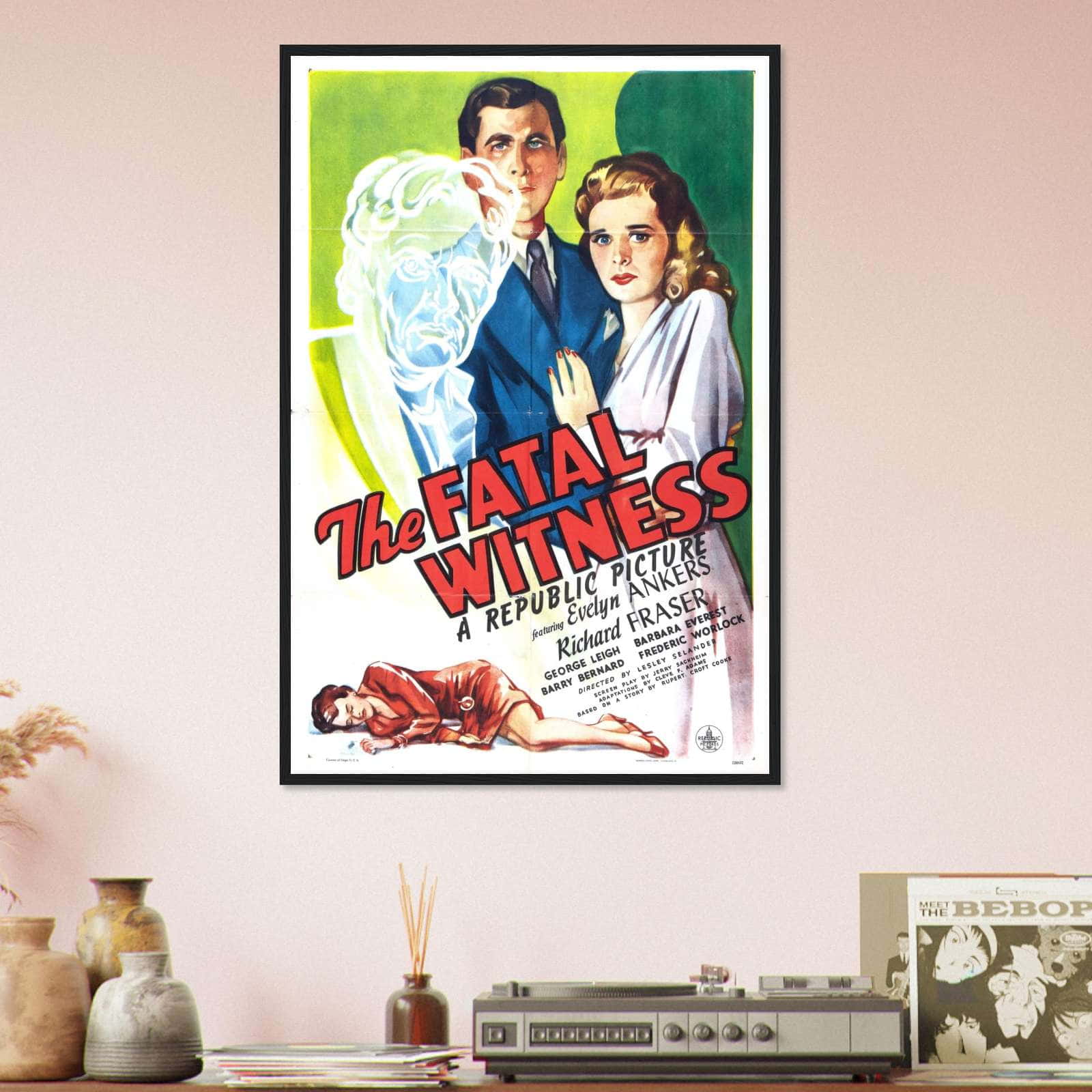 The Fatal Witness (1945) Movie Poster Print - Citiesbox