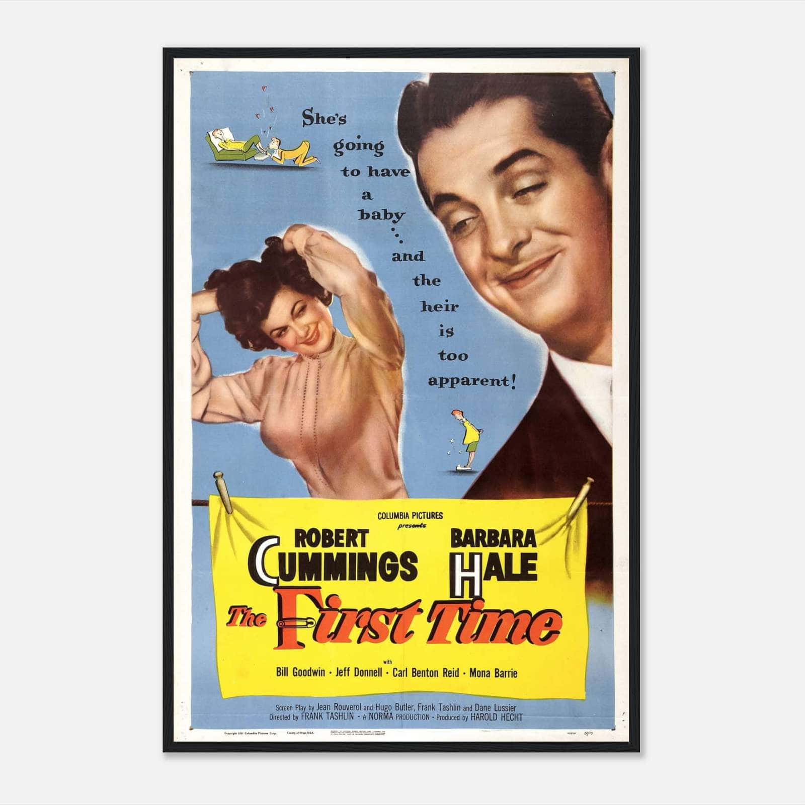The First Time (1952) Movie Poster Print - Citiesbox