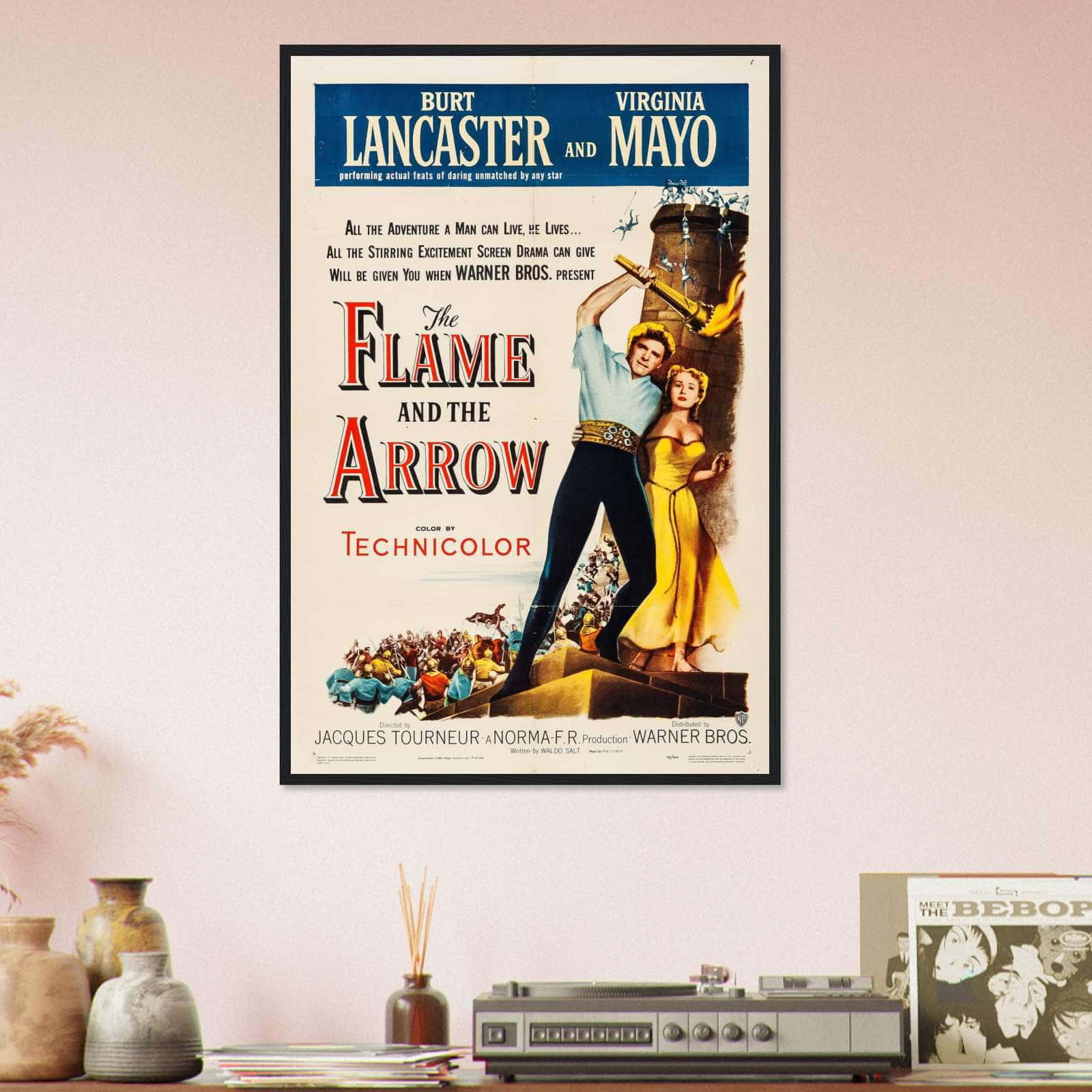The Flame and the Arrow (1950) Movie Poster Print - Citiesbox
