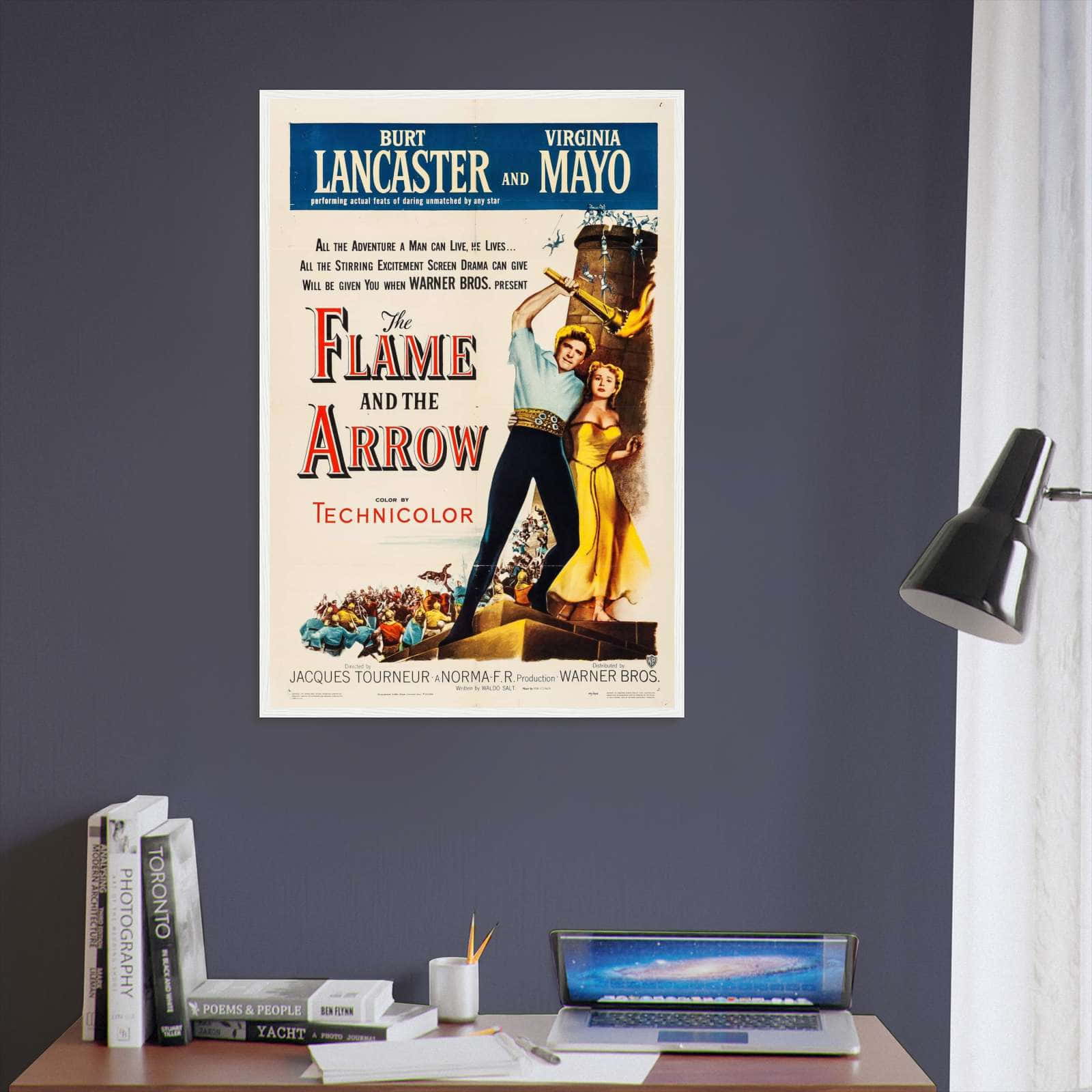 The Flame and the Arrow (1950) Movie Poster Print - Citiesbox