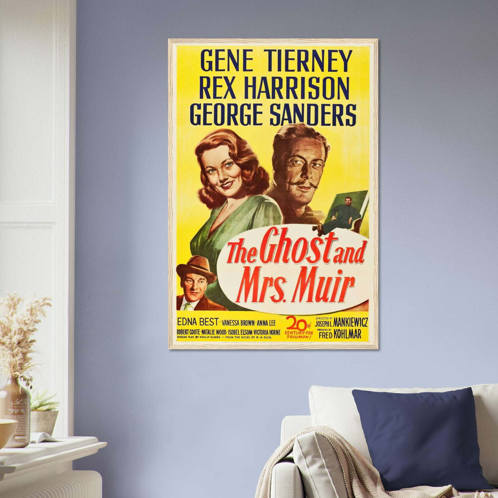 The Ghost and Mrs. Muir (1947) Movie Poster Print - Citiesbox