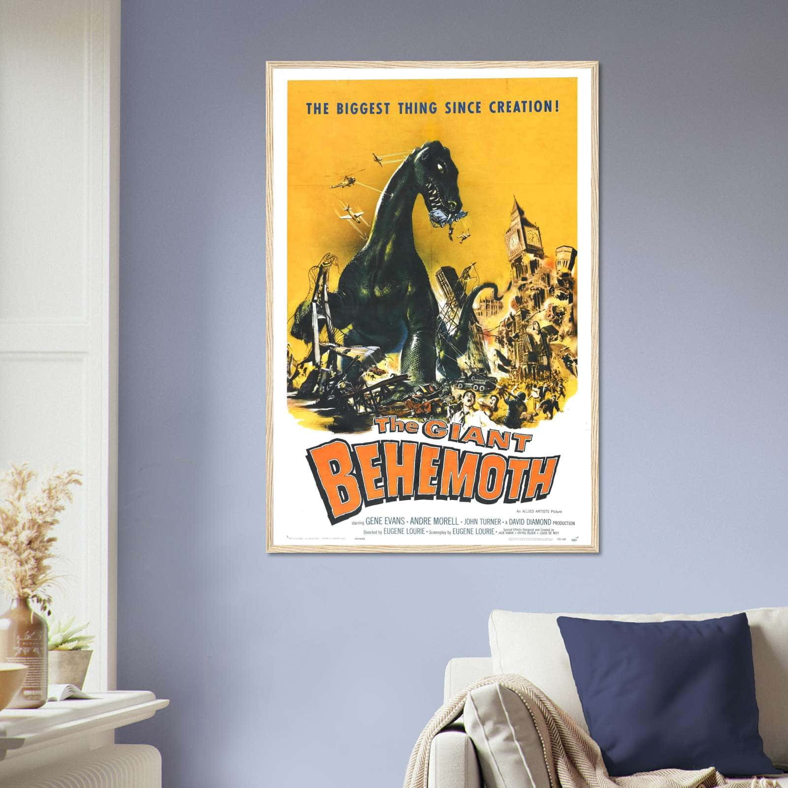 The Giant Behemoth (1959) Movie Poster Print - Citiesbox