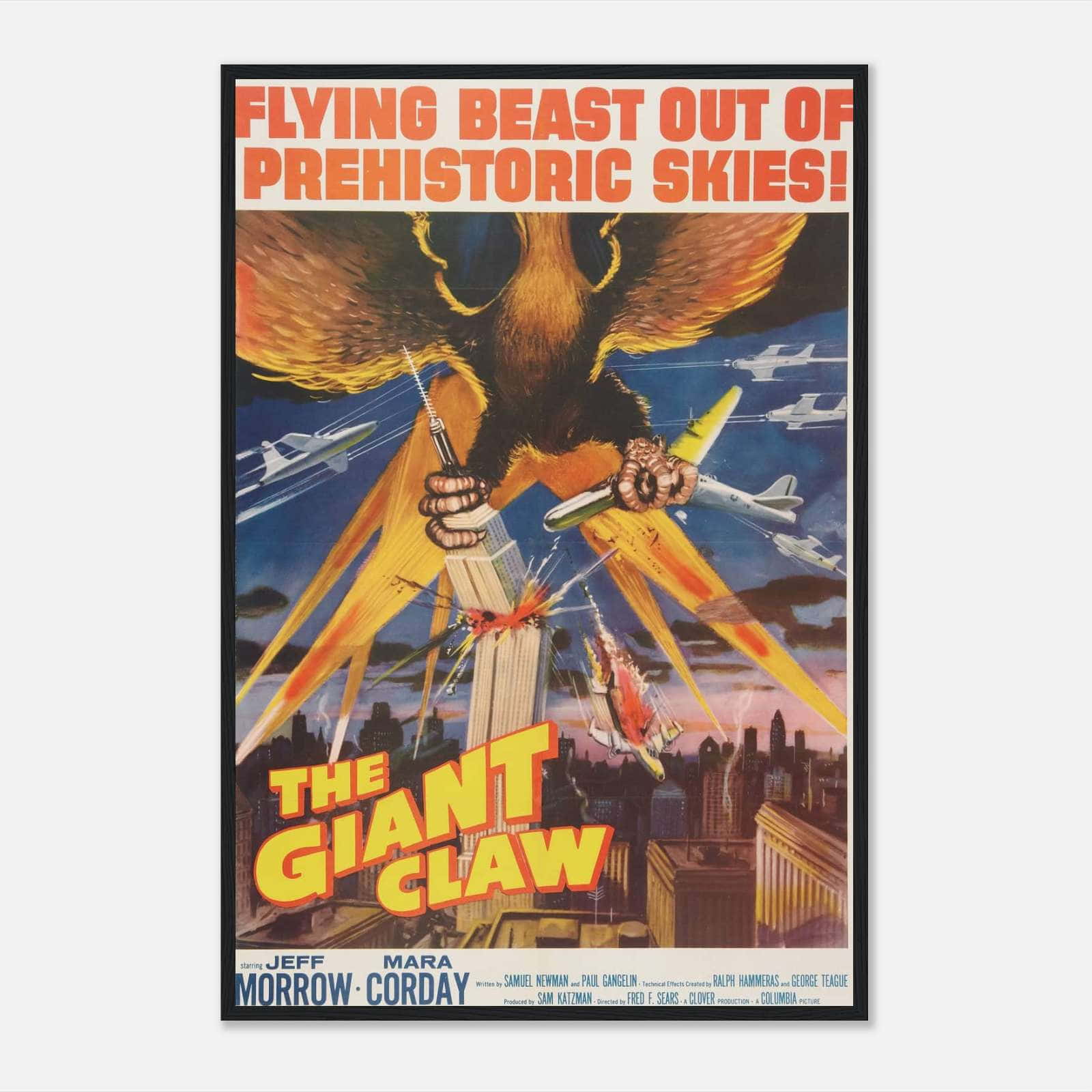 The Giant Claw (1957) Movie Poster Print - Citiesbox