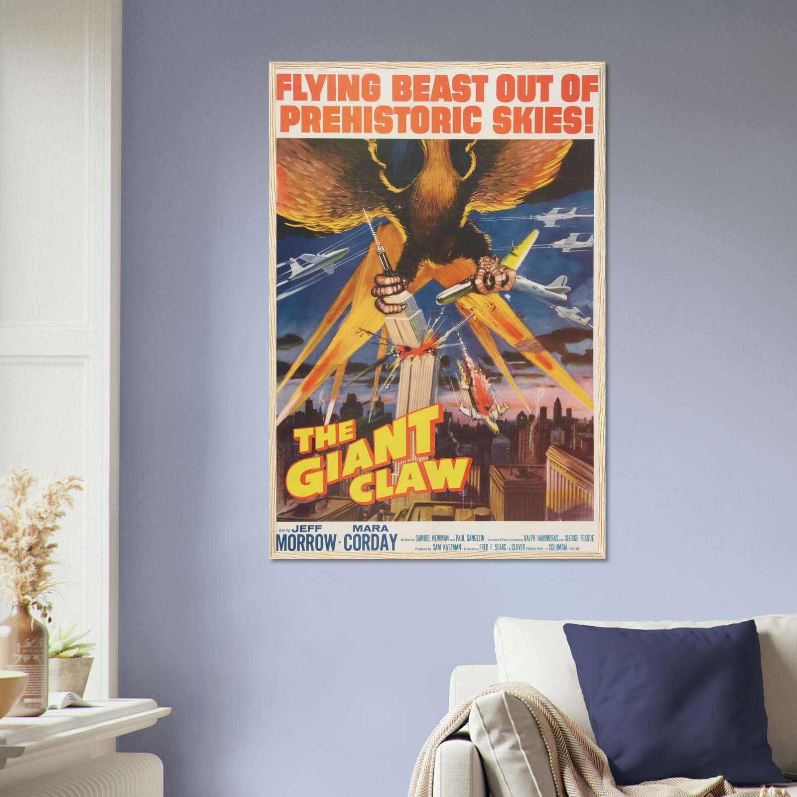 The Giant Claw (1957) Movie Poster Print - Citiesbox