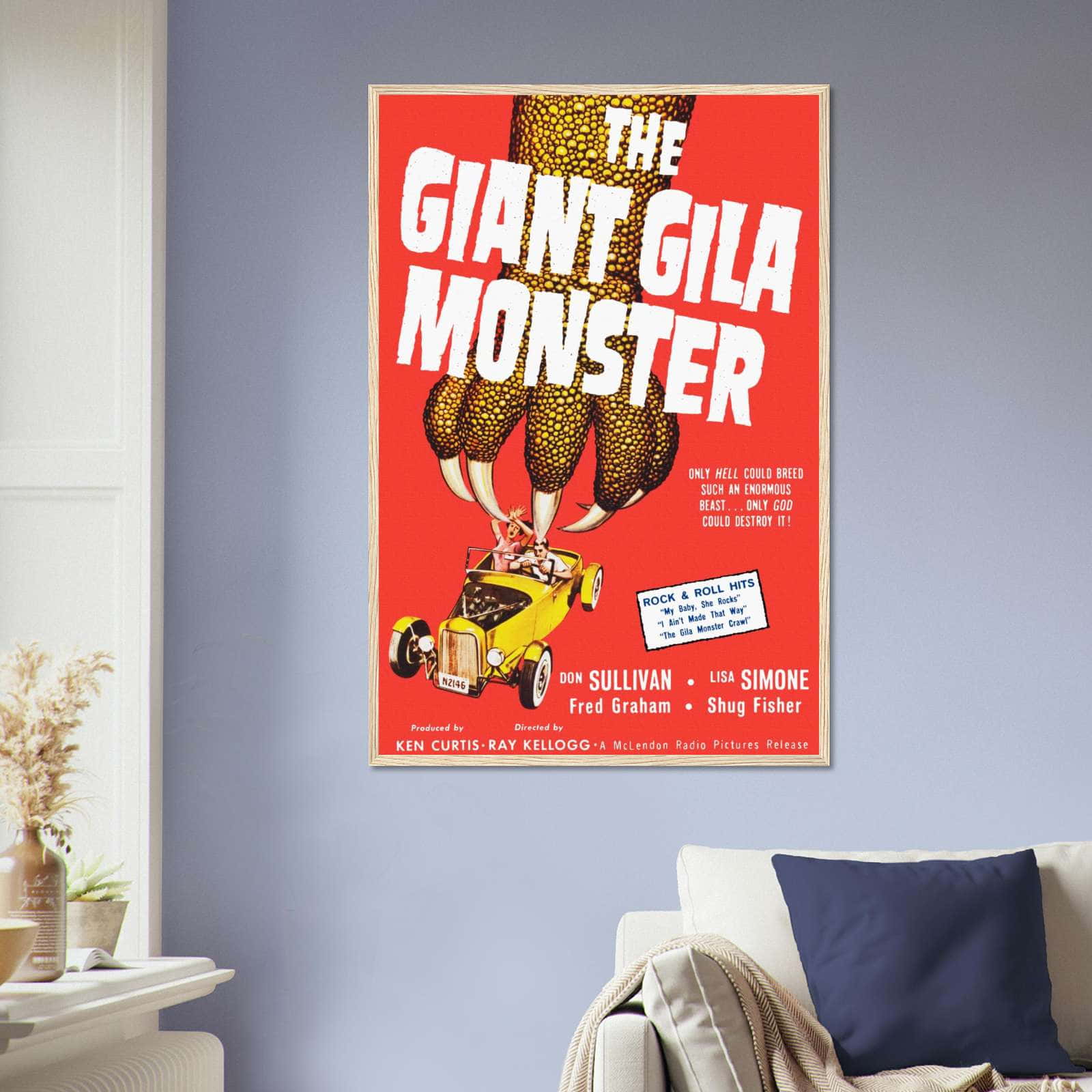 The Giant Gila Monster (1959) Movie Poster Print - Citiesbox