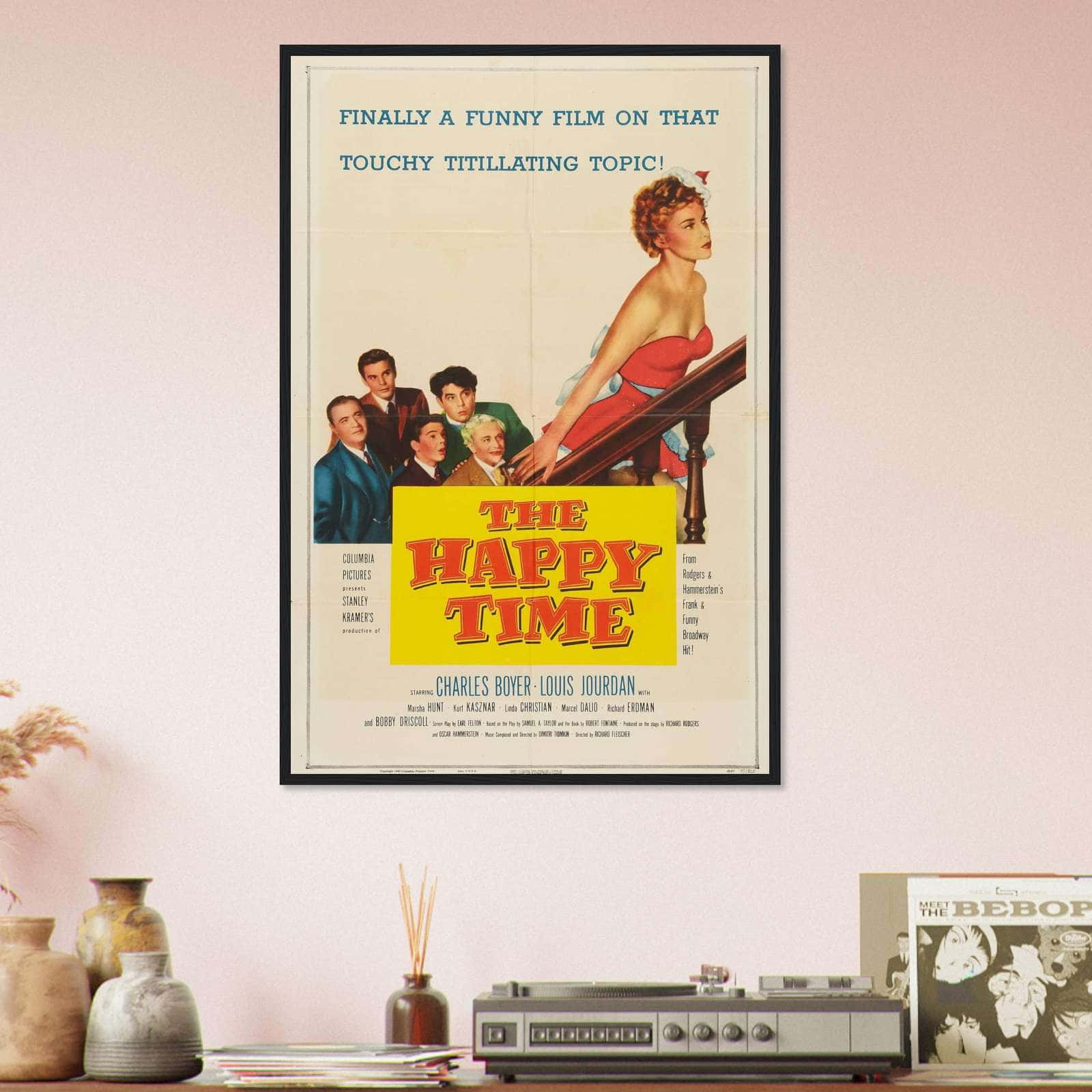 The Happy Time (1952) Movie Poster Print - Citiesbox